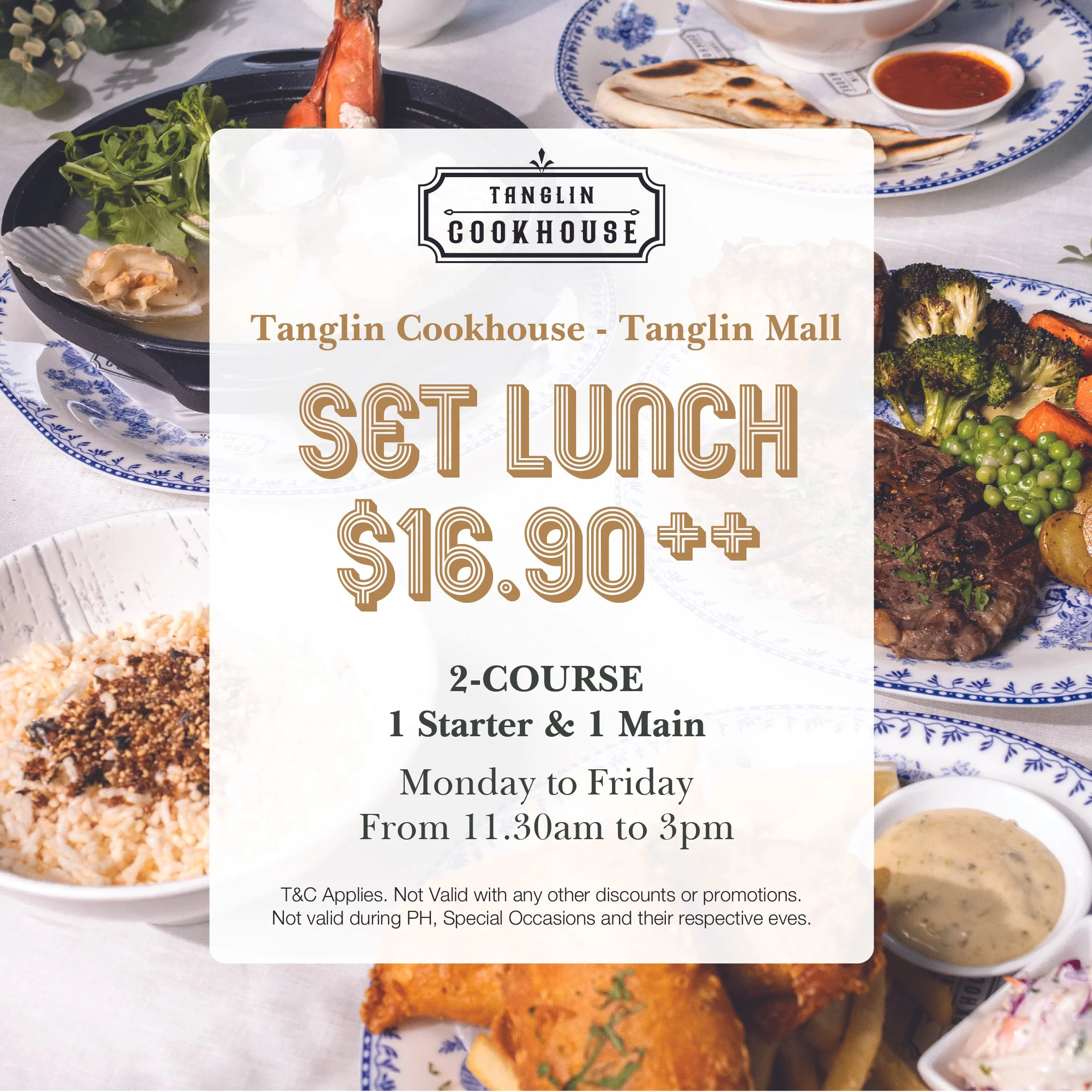 LUNCH SET MENU — Tanglin Cookhouse