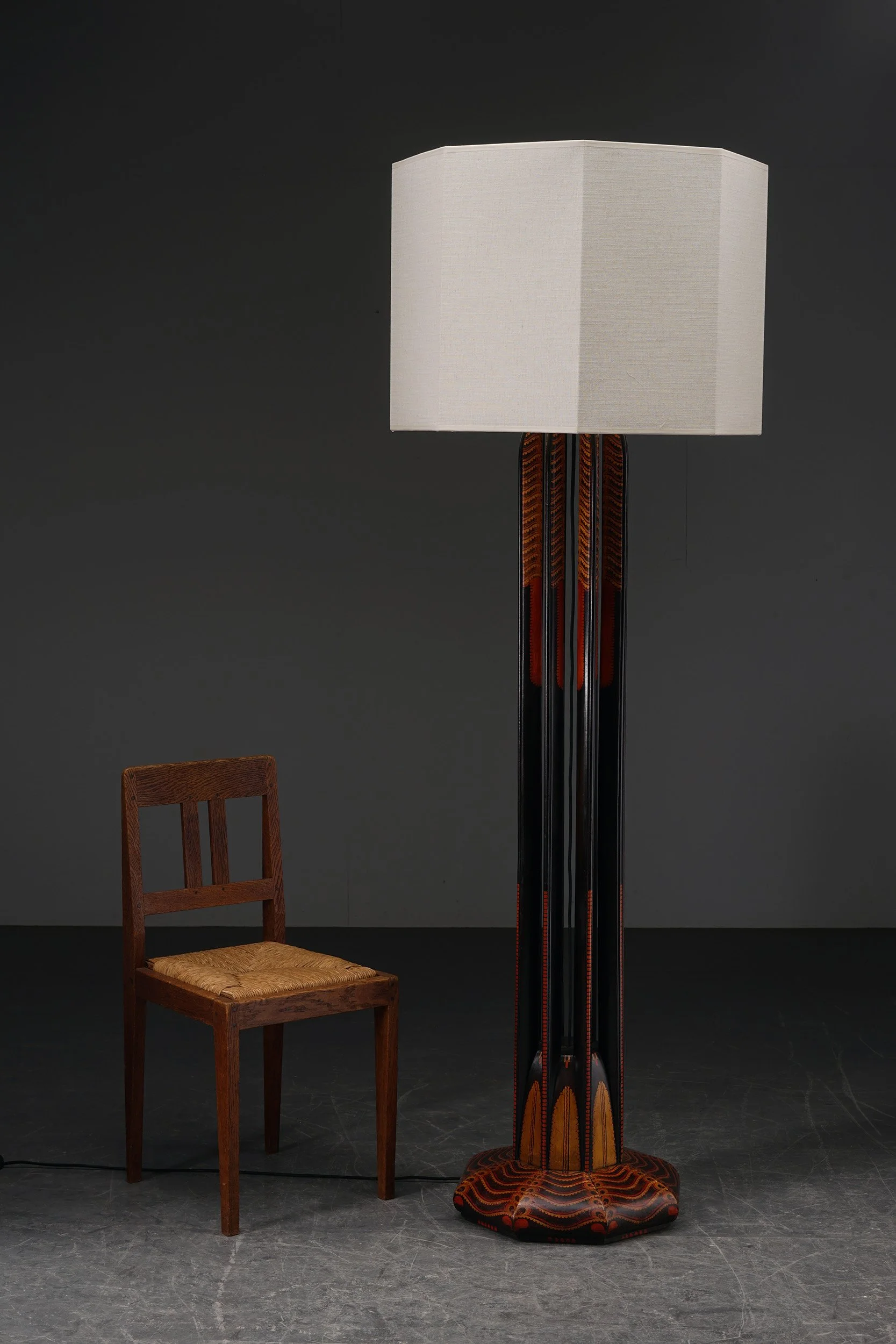 1920s Amsterdamse School Standing Lamp — KADER design