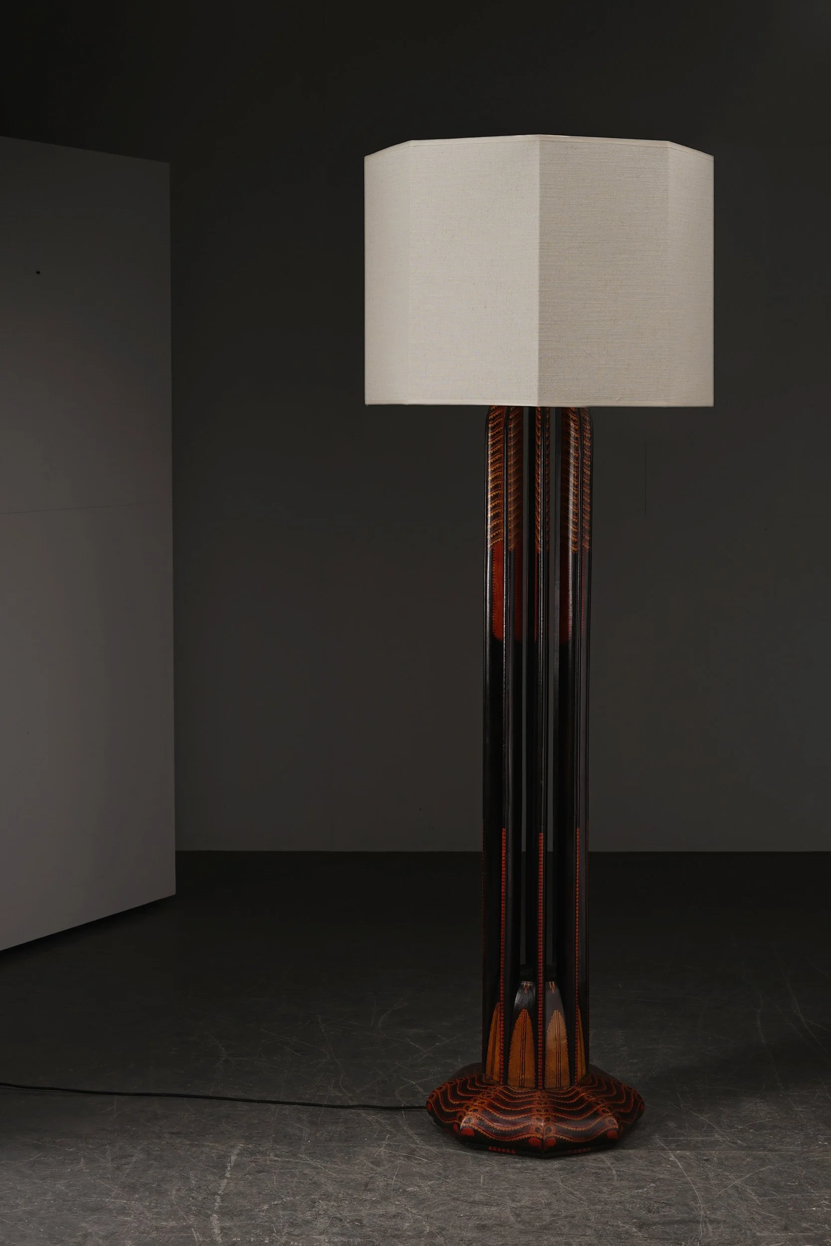 1920s Amsterdamse School Standing Lamp — KADER design