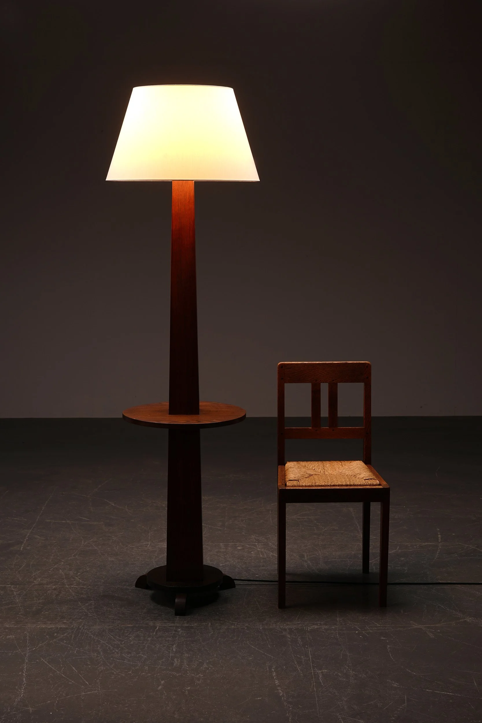 1920s Amsterdamse School Standing Lamp — KADER design