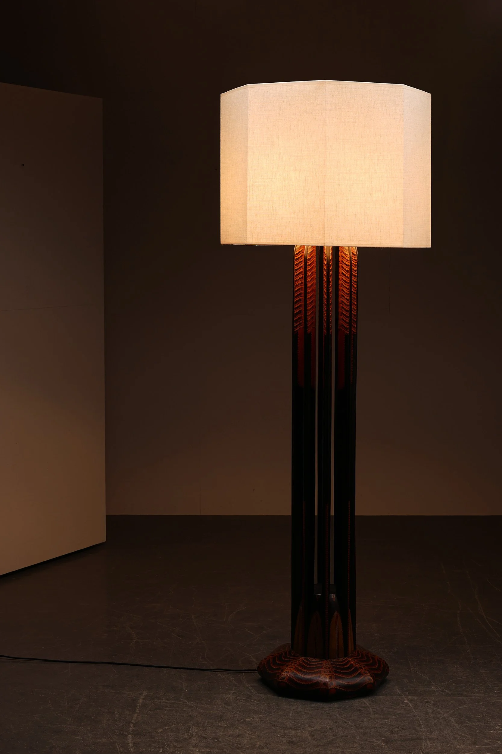 1920s Amsterdamse School Standing Lamp — KADER design