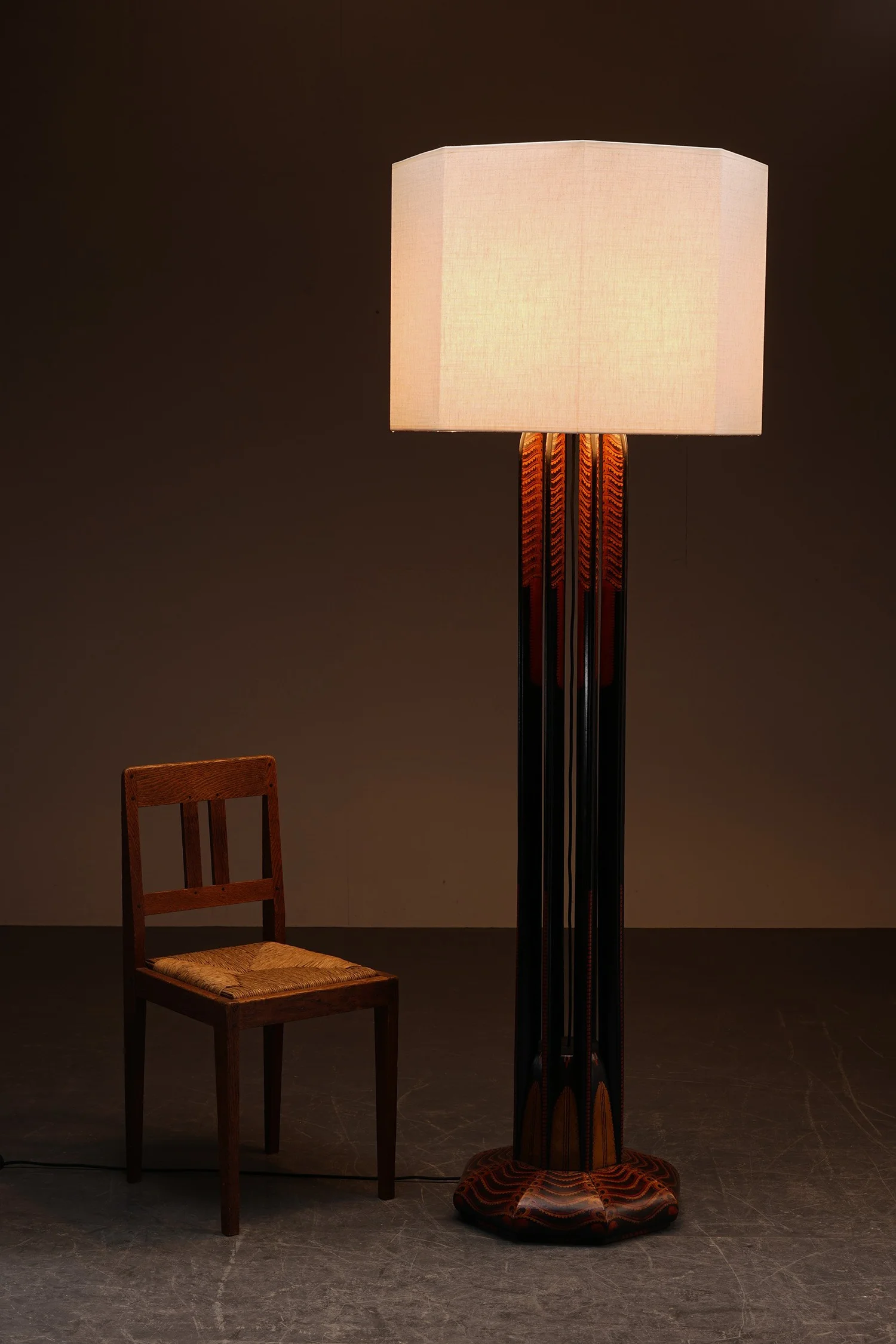 1920s Amsterdamse School Standing Lamp — KADER design