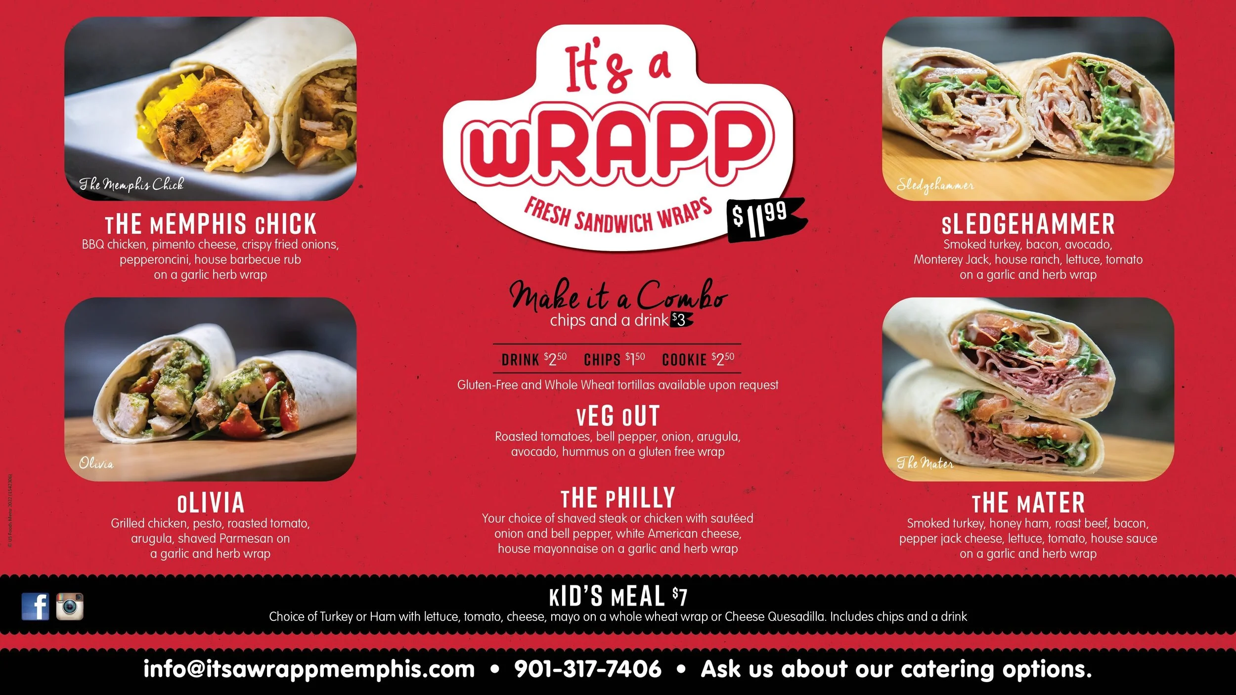Menu 1 — It's a Wrapp Memphis