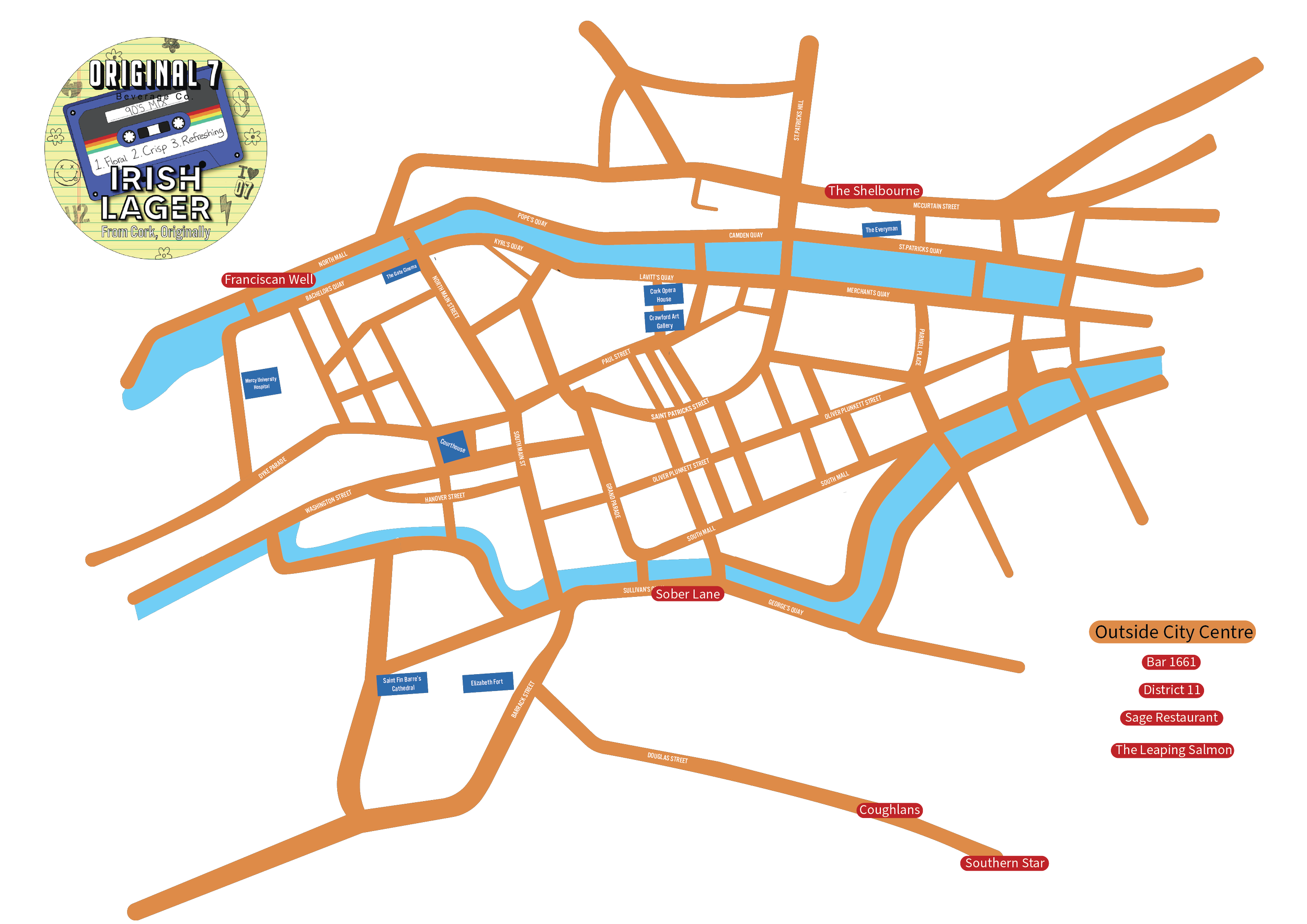 Lager Map — Original 7 Beverage Co.