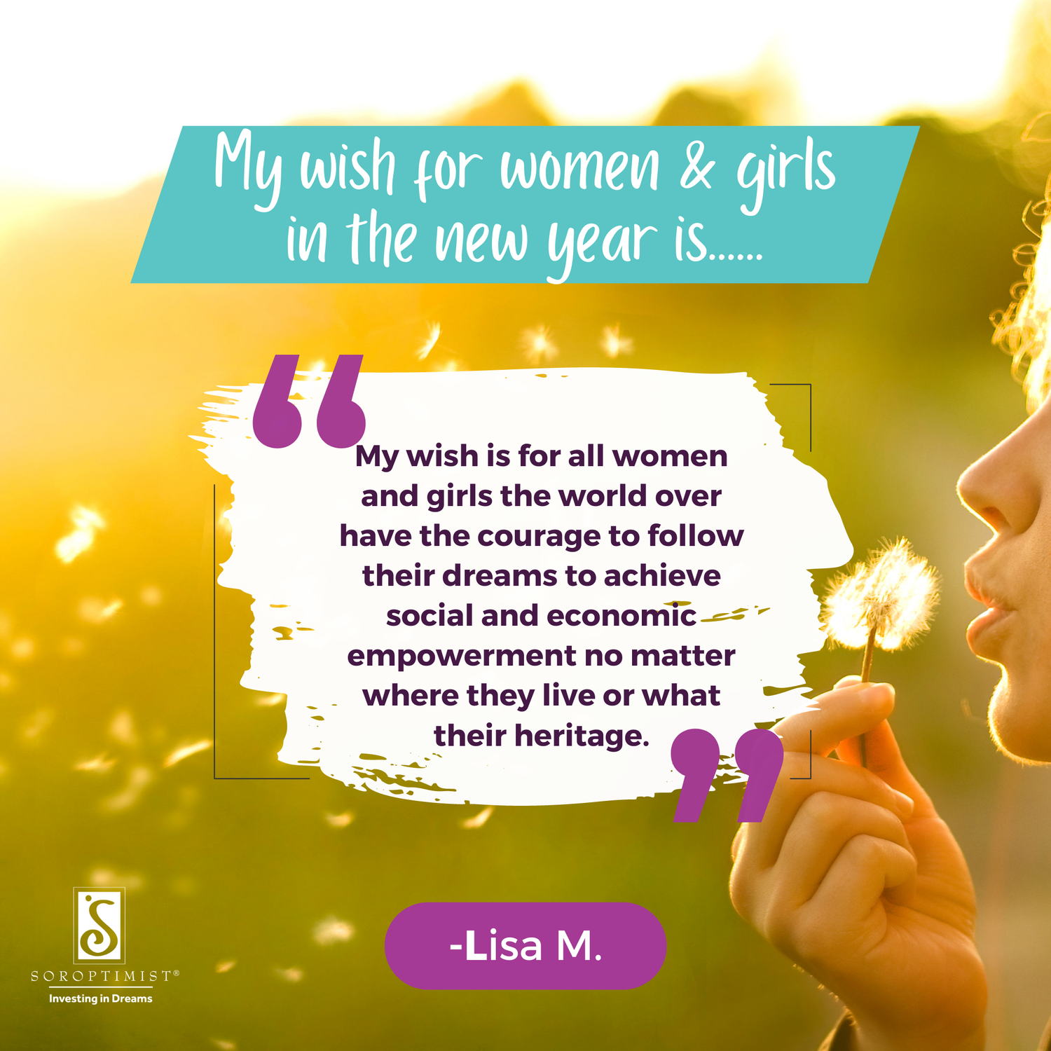 2024 New Year Wishes for Women and Girls — Soroptimist Blog