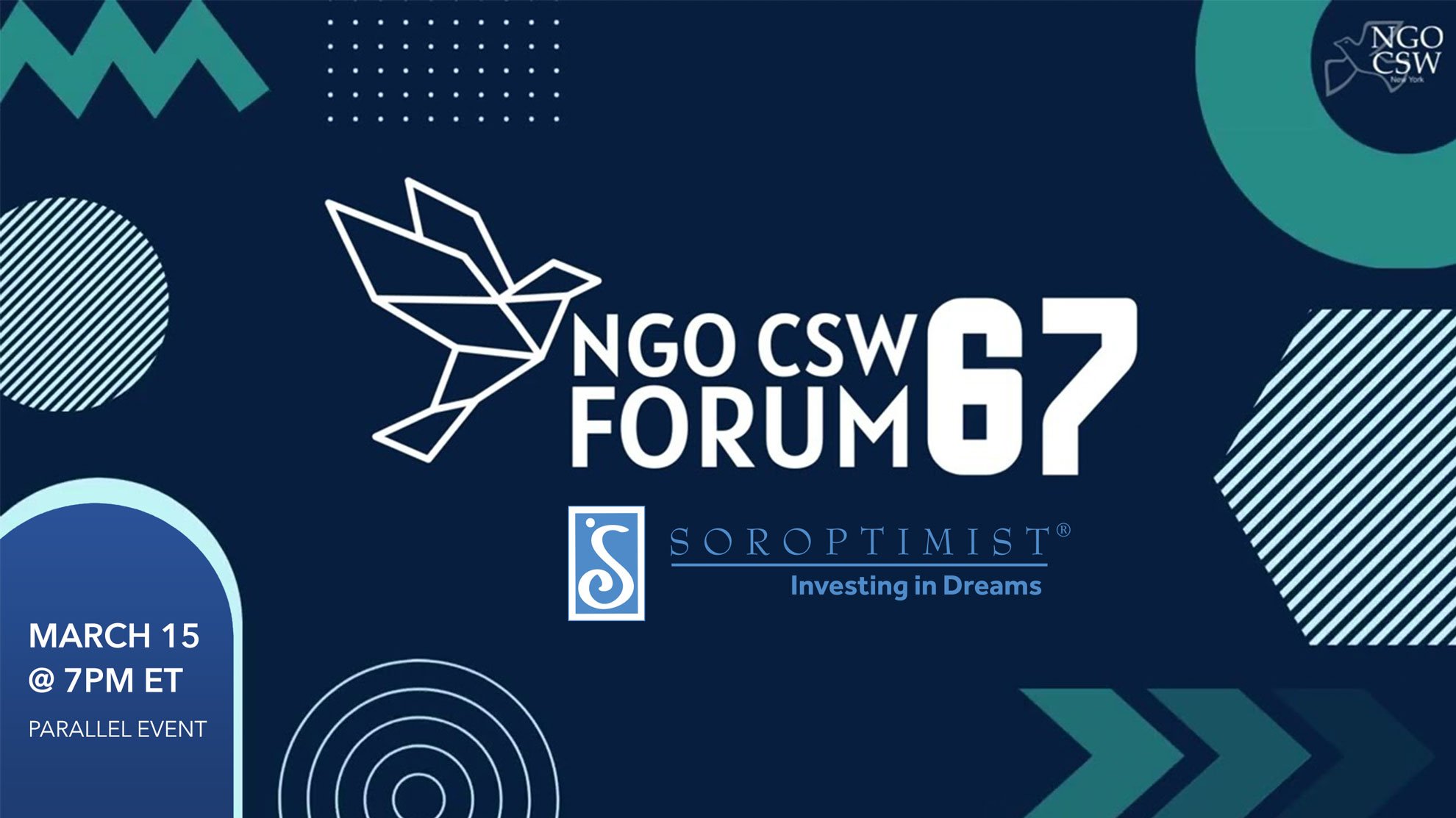 SIA and SI to Host Parallel Events During CSW67 — Soroptimist Blog