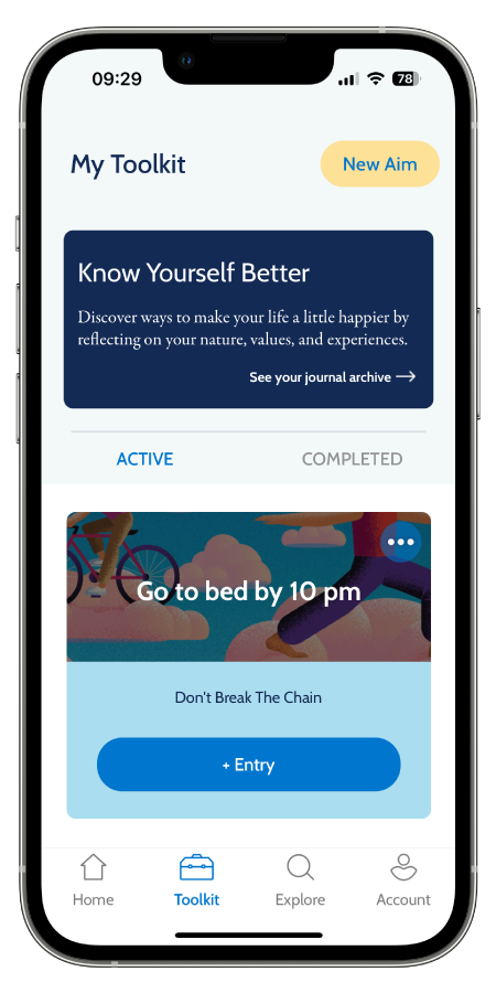 Write 24 in 24 — The Happier app