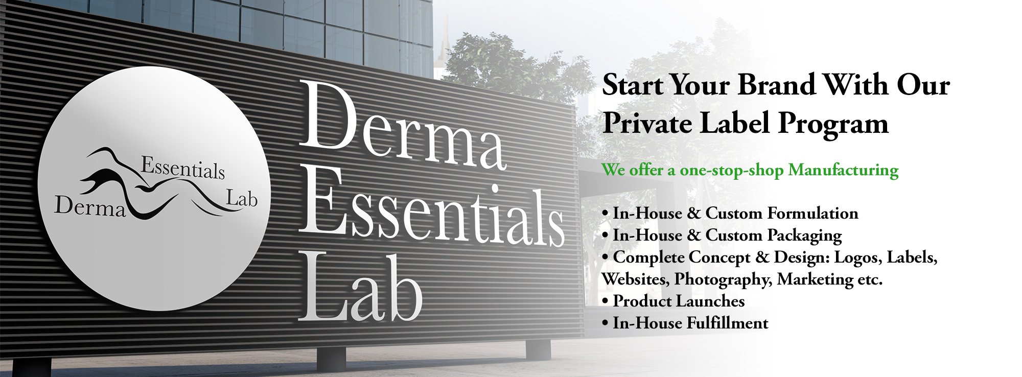 Private Label Program — Derma Essentials Lab