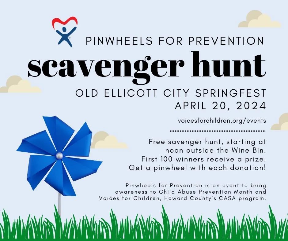 Pinwheels for Prevention Scavenger Hunt — Voices for Children