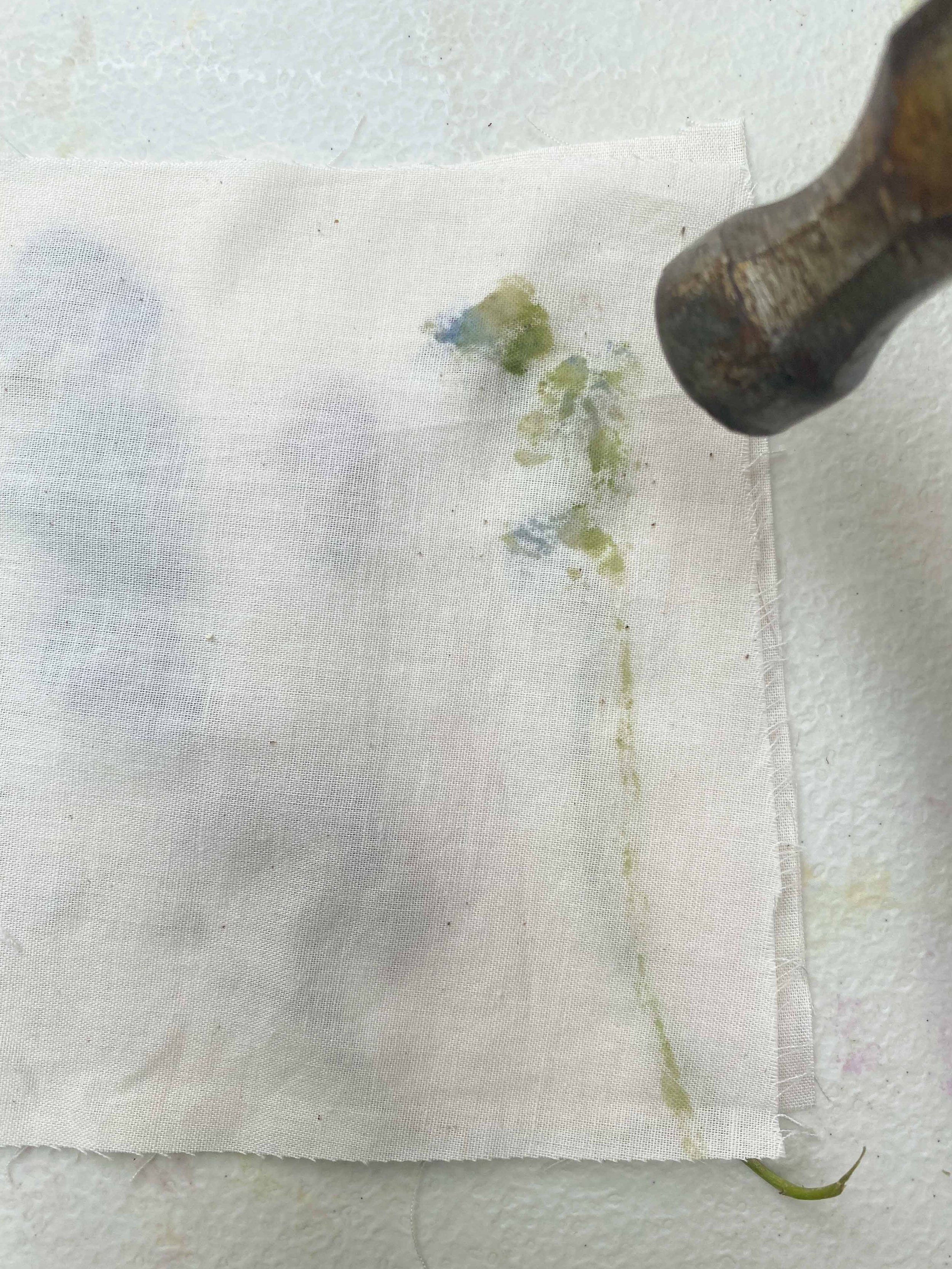 natural dyeing with flower pounding — Thread Rose Crafts