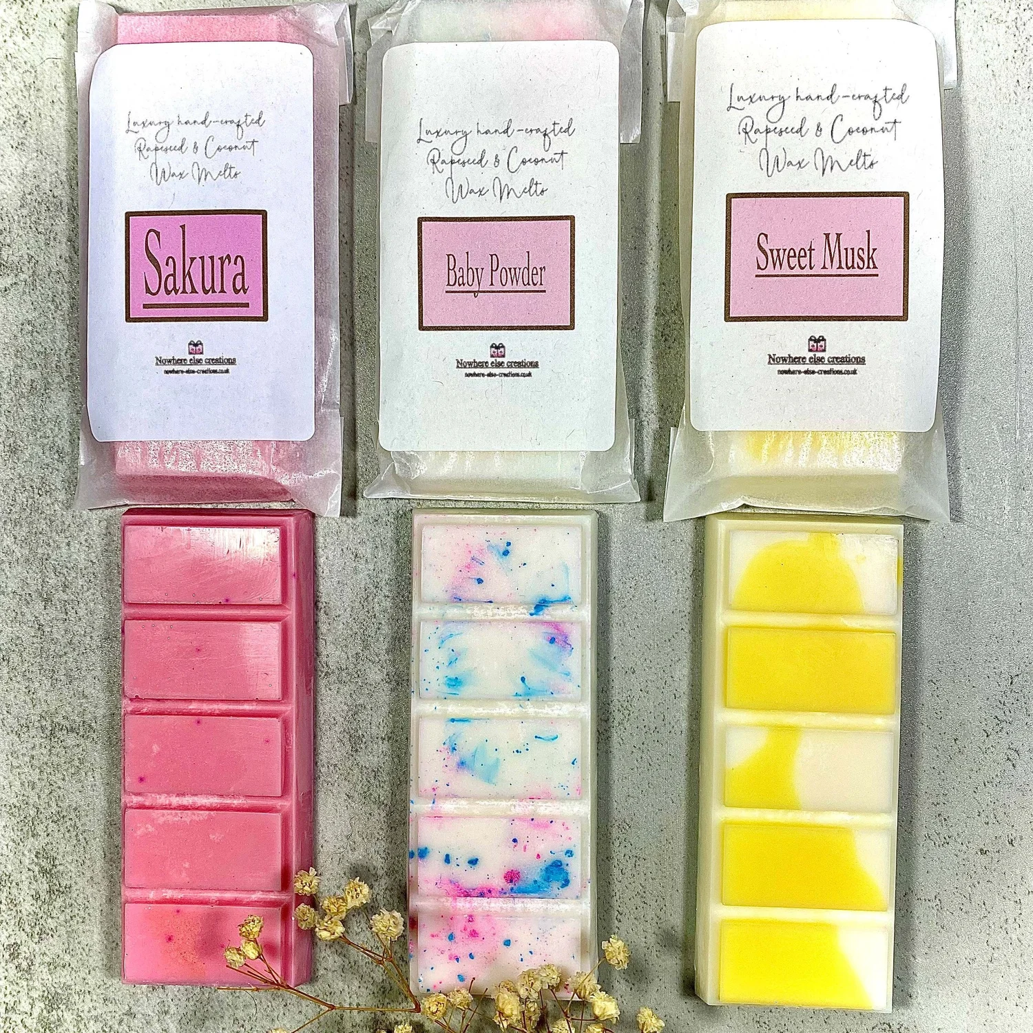 3 For £10 Luxury Wax Melt Offer — Nowhere Else Creations