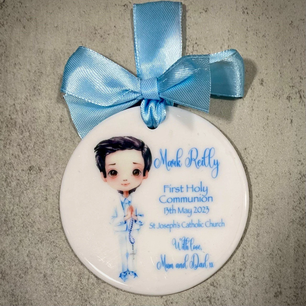 First Holy Communion Ornamental Memento — Nowhere Else Creations