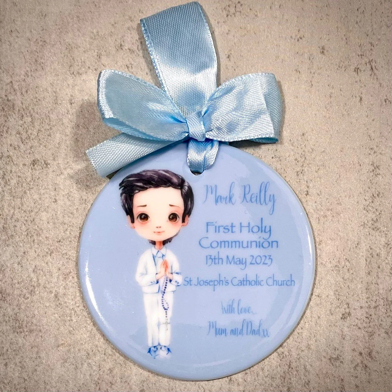 First Holy Communion Ornamental Memento — Nowhere Else Creations