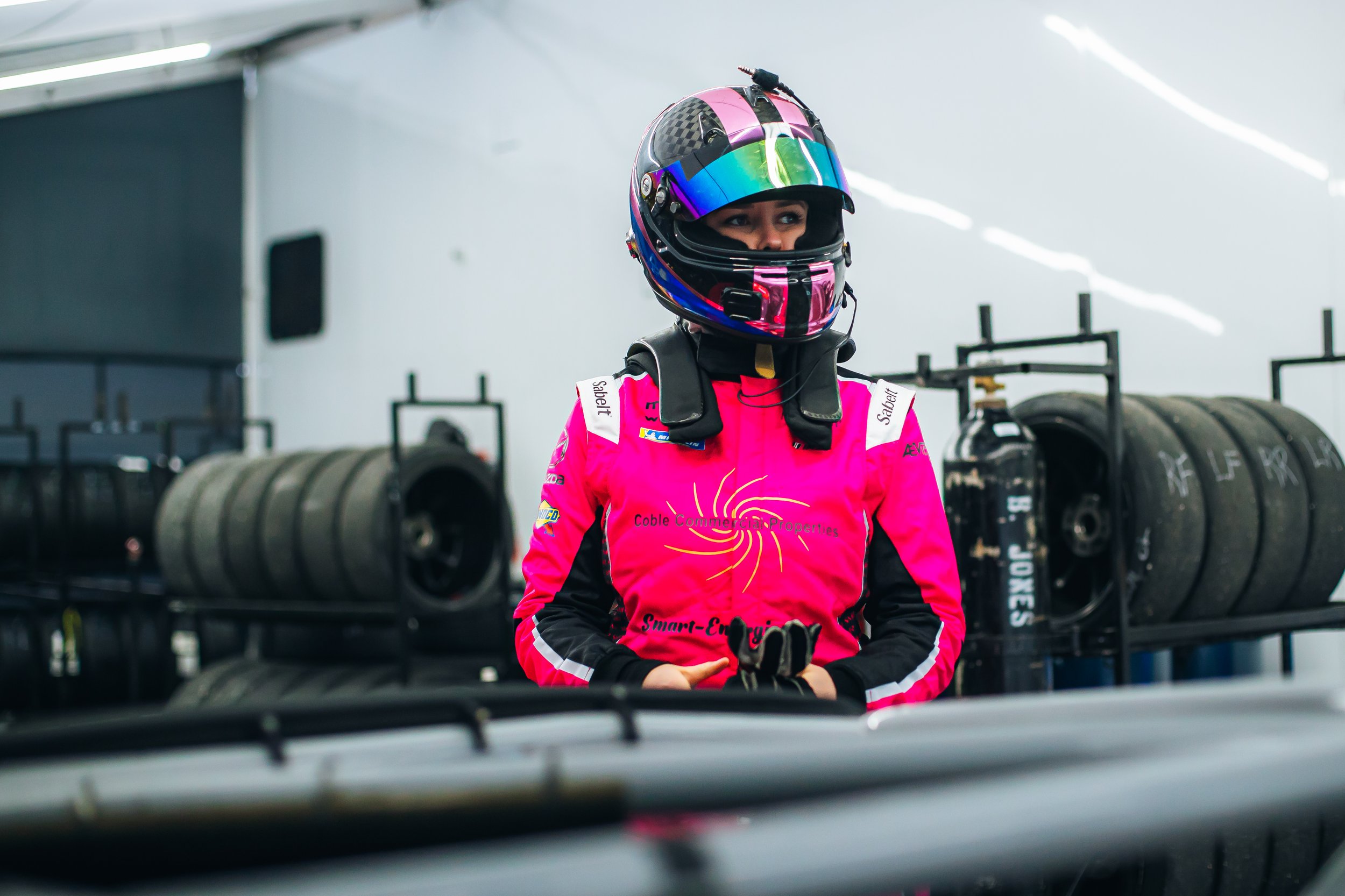 Sally Mott Racing Mazda MX-5 Cup Driver First to the Finish Amazon ...