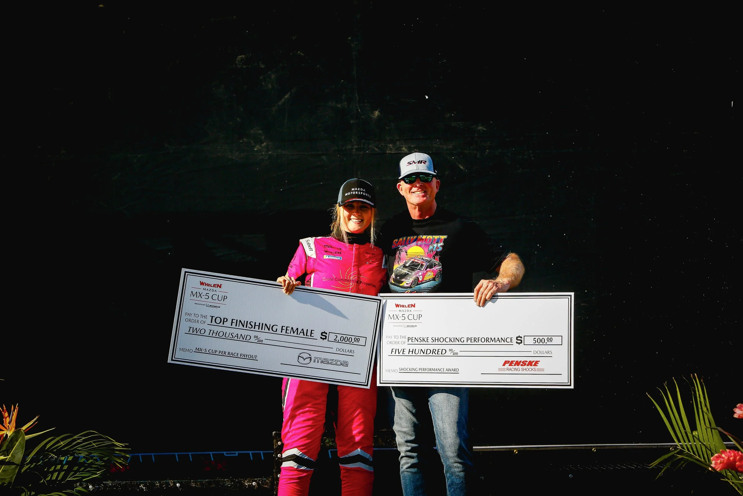 Sally Mott Racing Mazda MX-5 Cup Driver First to the Finish Amazon ...