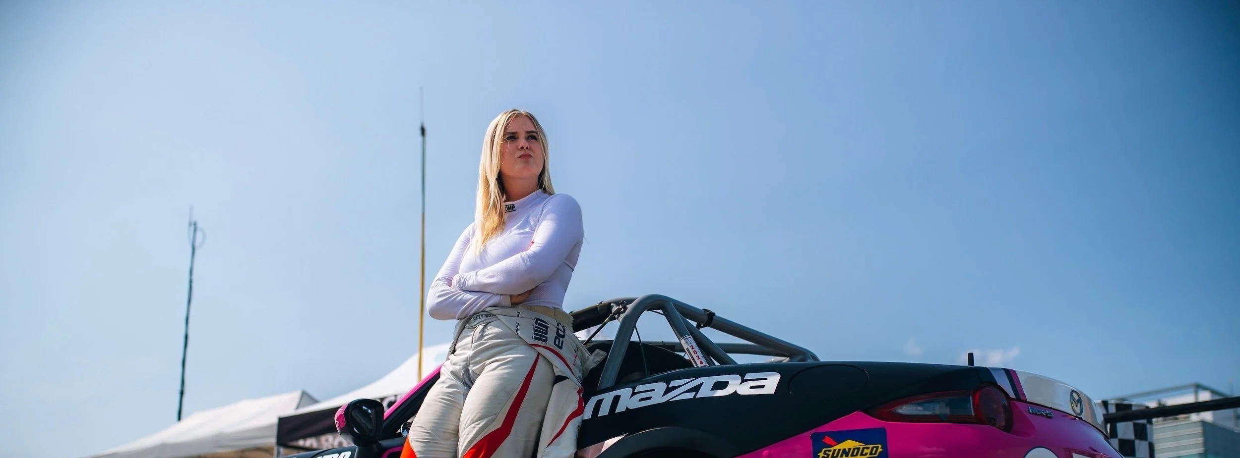 Sally Mott Racing Mazda MX-5 Cup Driver First to the Finish Amazon ...