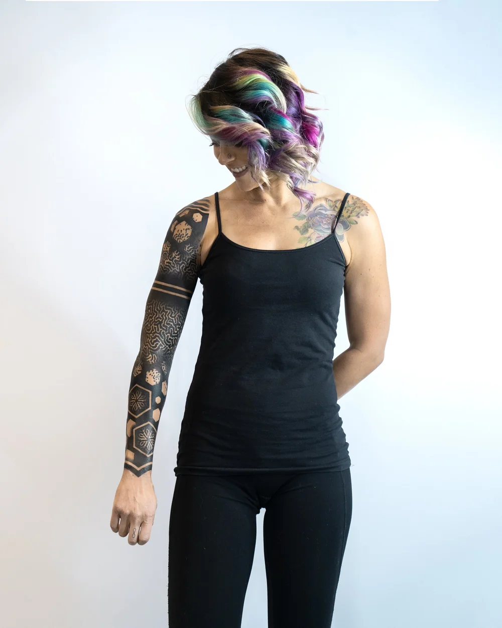 Katie Mizuno - Blackwork, Biophilic & Geometric Tattoos — Dark Water ...