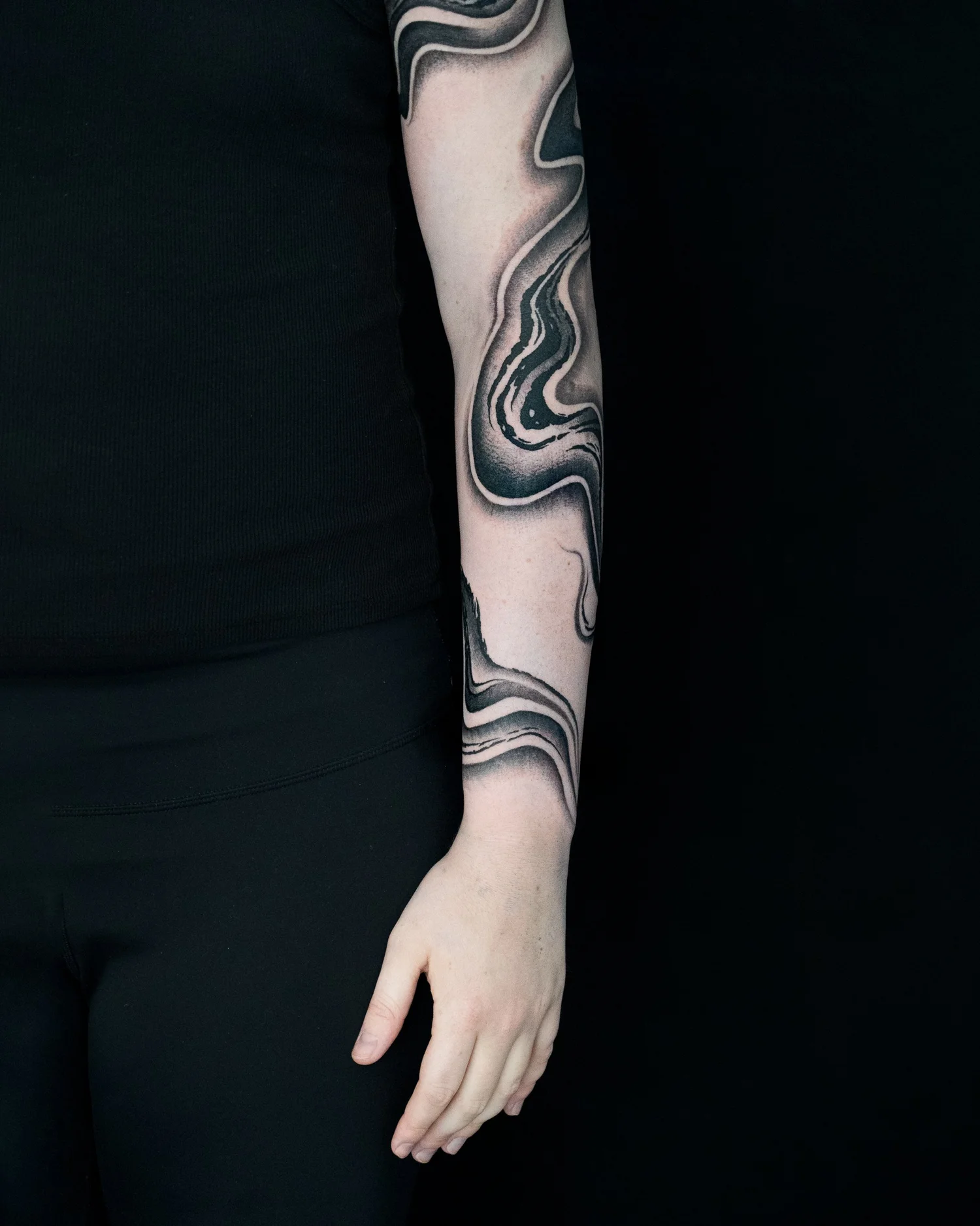 Katie Mizuno - Blackwork, Biophilic & Geometric Tattoos — Dark Water ...