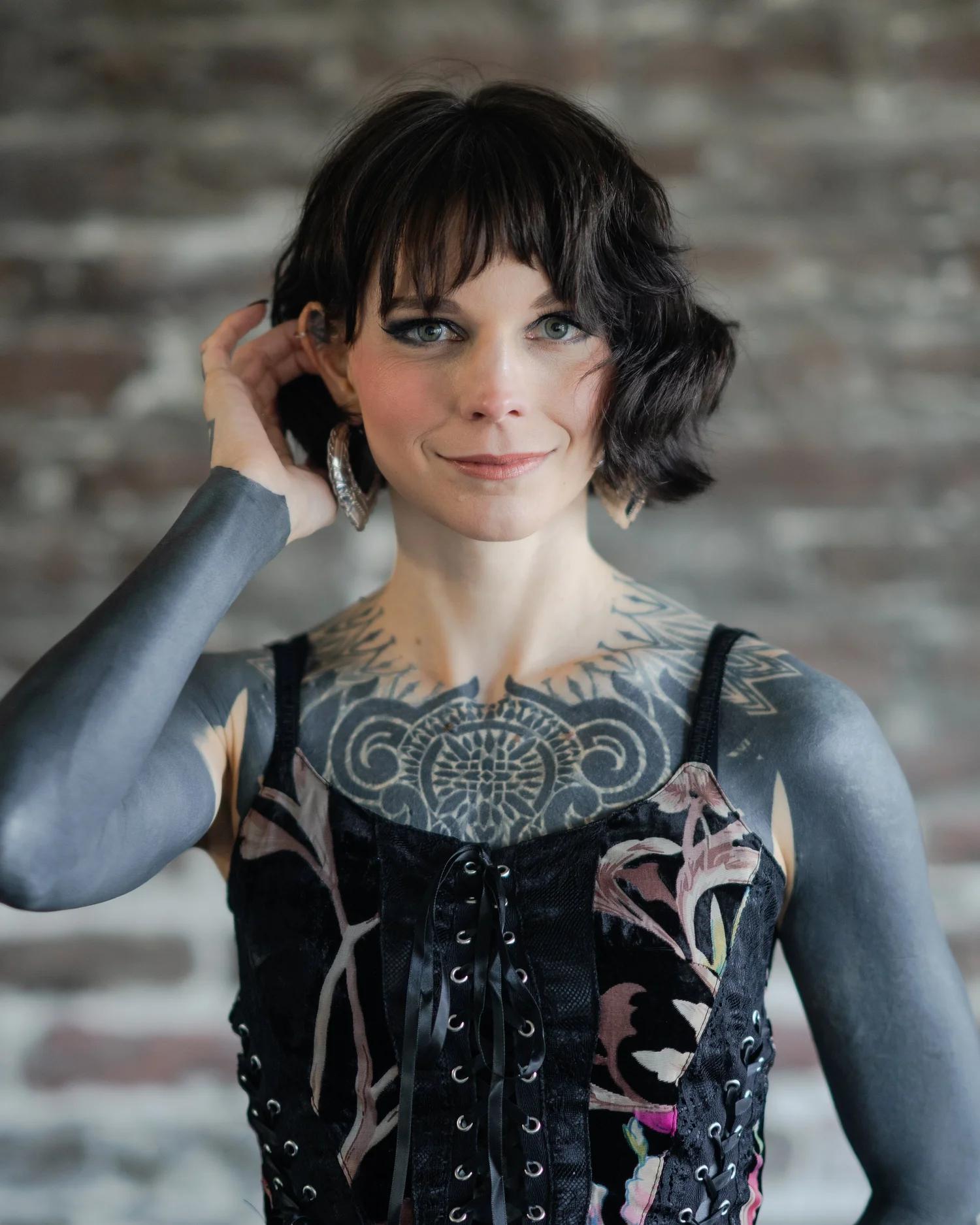 Katie Mizuno - Blackwork, Biophilic & Geometric Tattoos — Dark Water ...