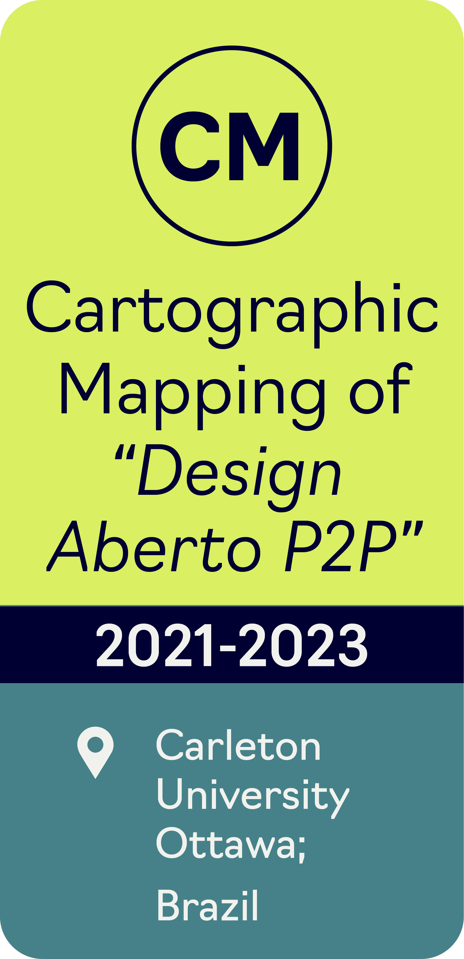 Cartographic Mapping of "Design Aberto P2P" — Urban Imaginaries Lab