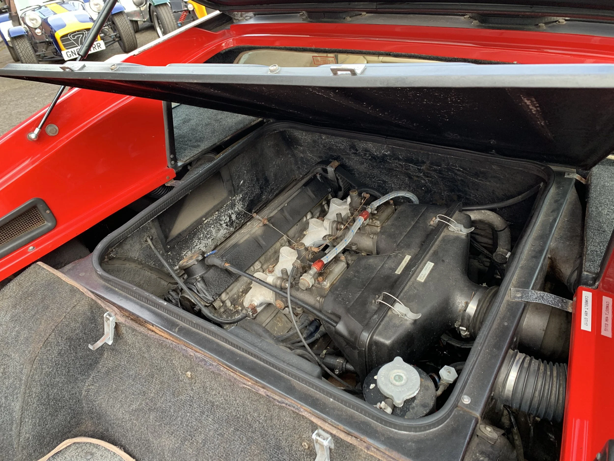 This beautiful Lotus Esprit S3 looks stunning in its gleaming Lotus Red ...