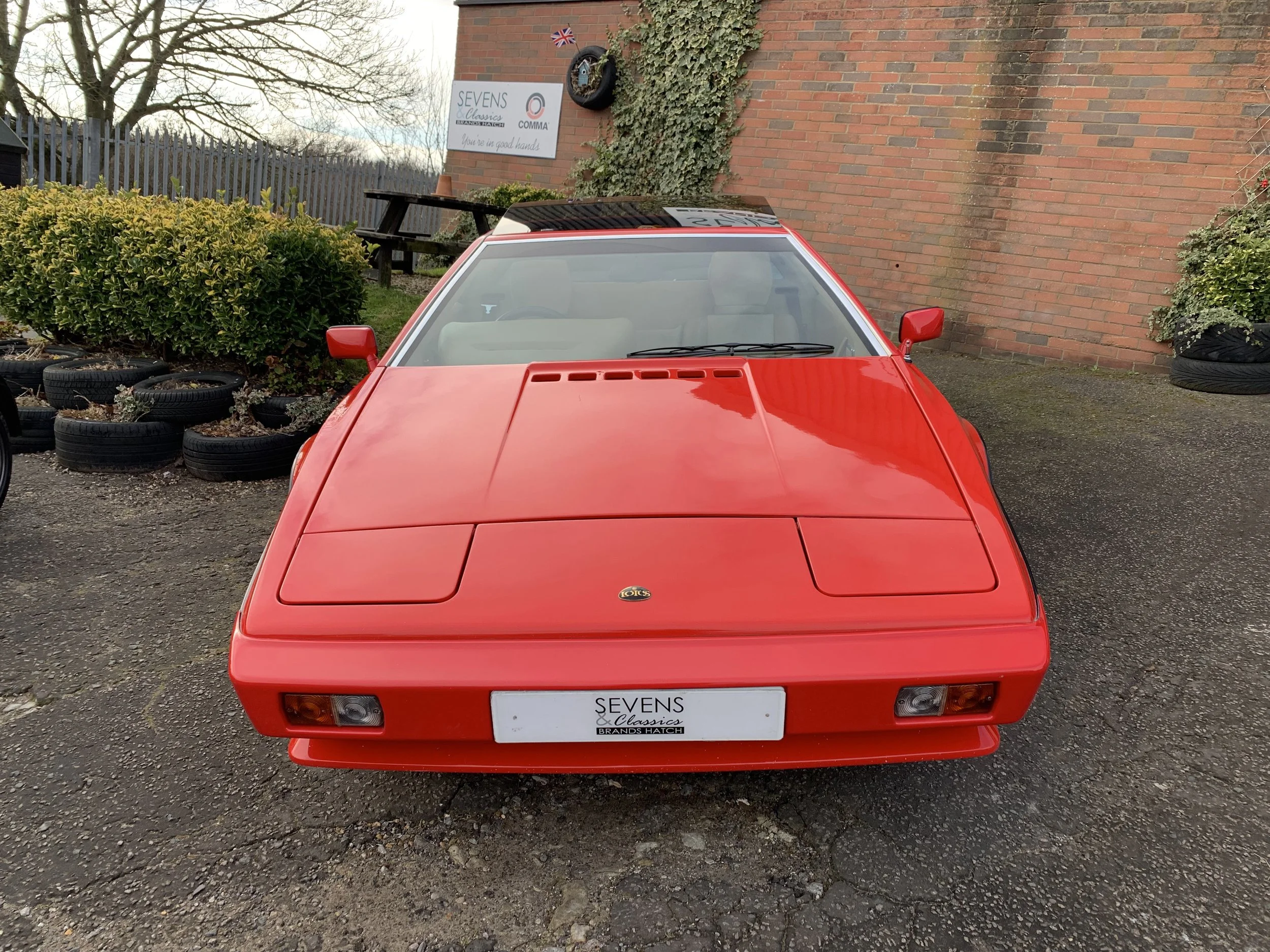 This beautiful Lotus Esprit S3 looks stunning in its gleaming Lotus Red ...