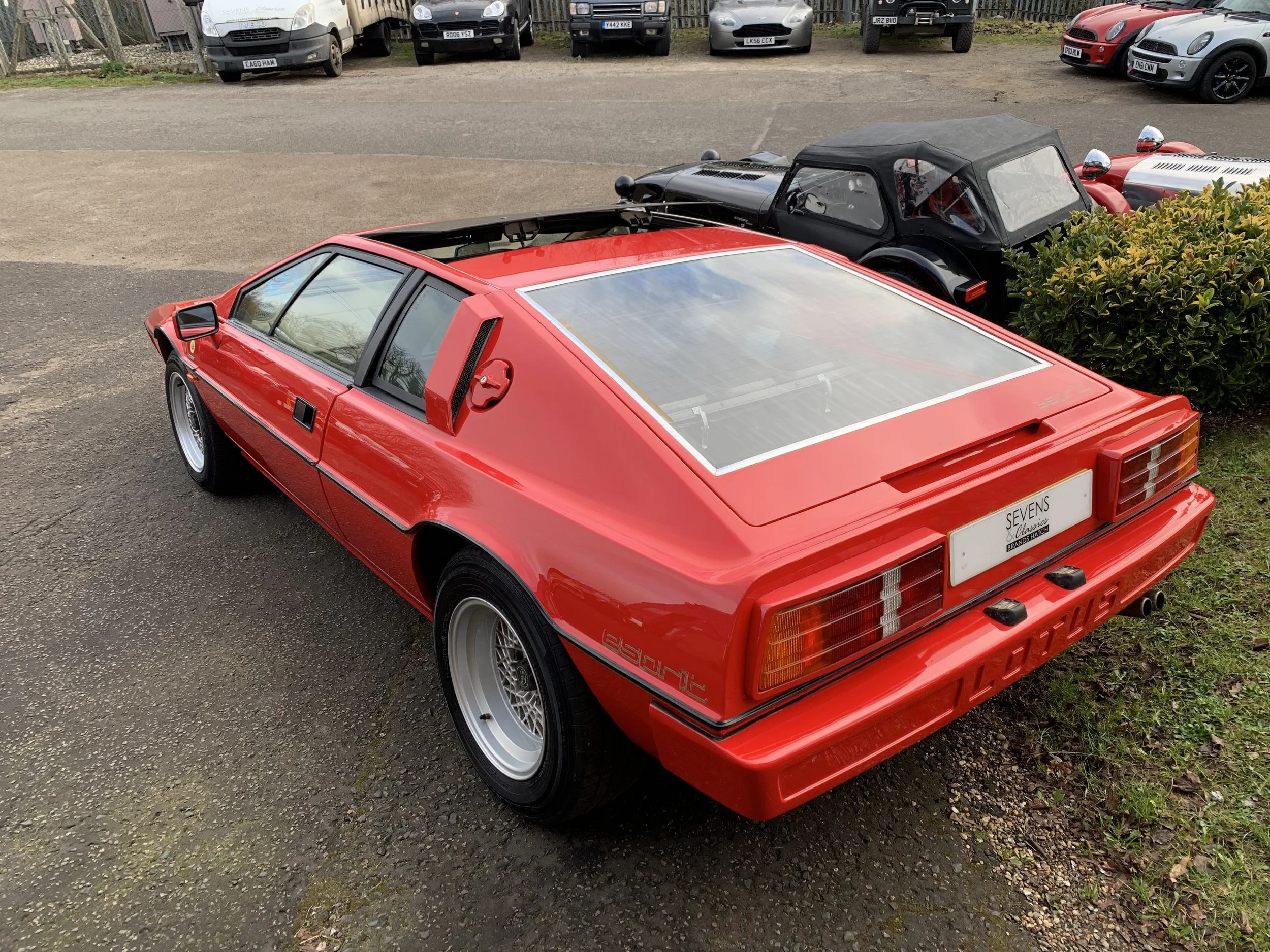This beautiful Lotus Esprit S3 looks stunning in its gleaming Lotus Red ...