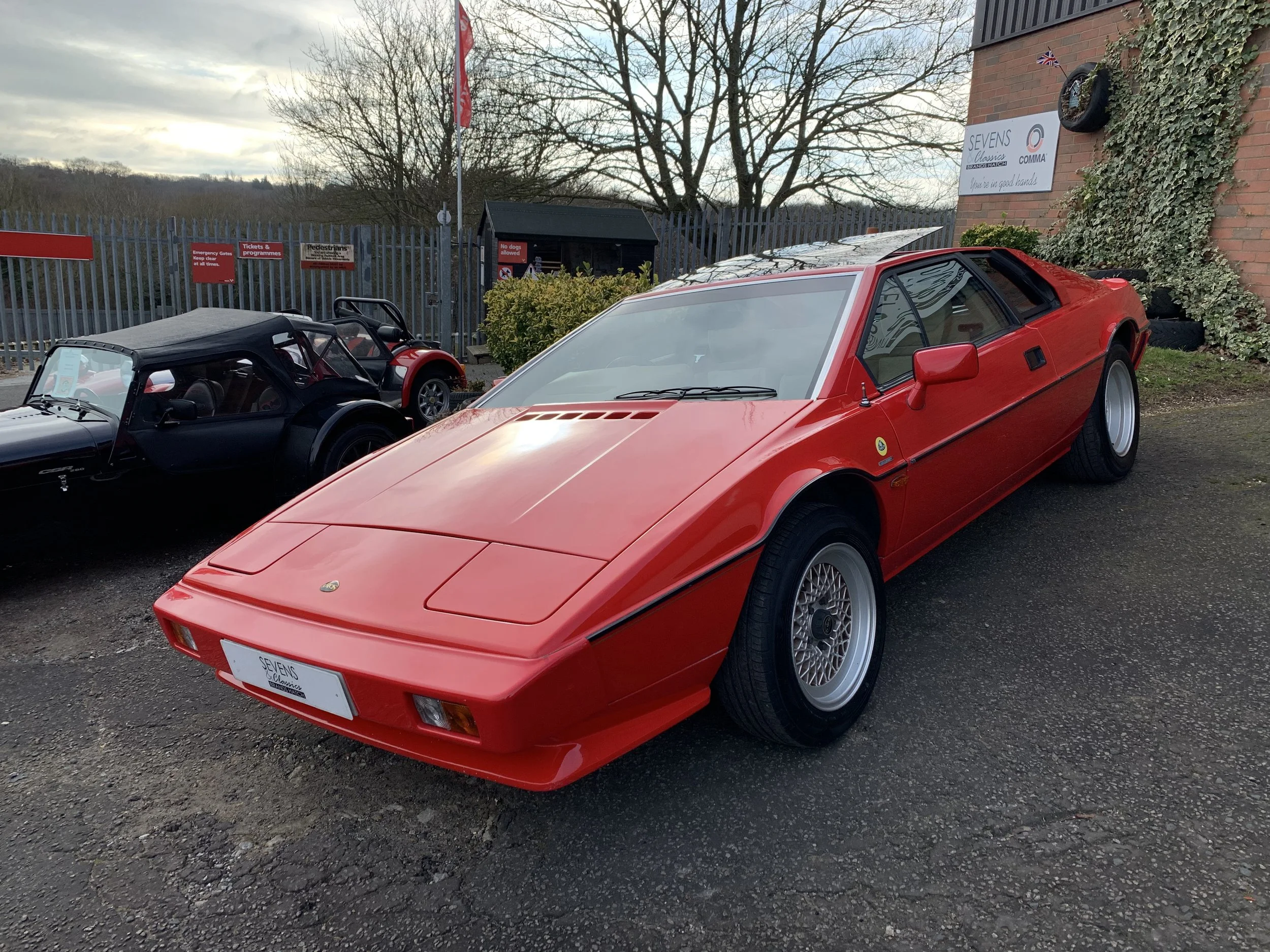 This beautiful Lotus Esprit S3 looks stunning in its gleaming Lotus Red ...