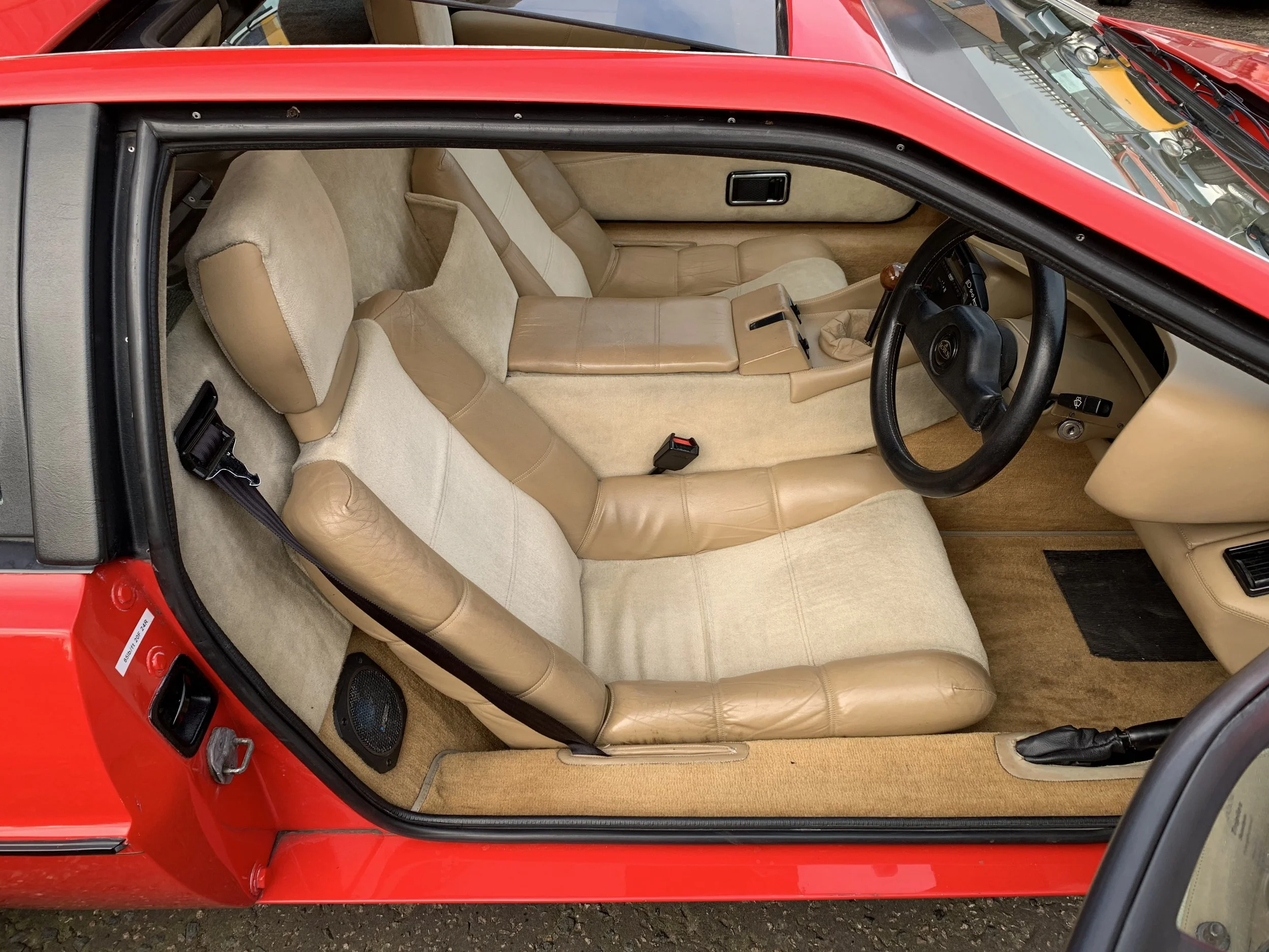 This beautiful Lotus Esprit S3 looks stunning in its gleaming Lotus Red ...