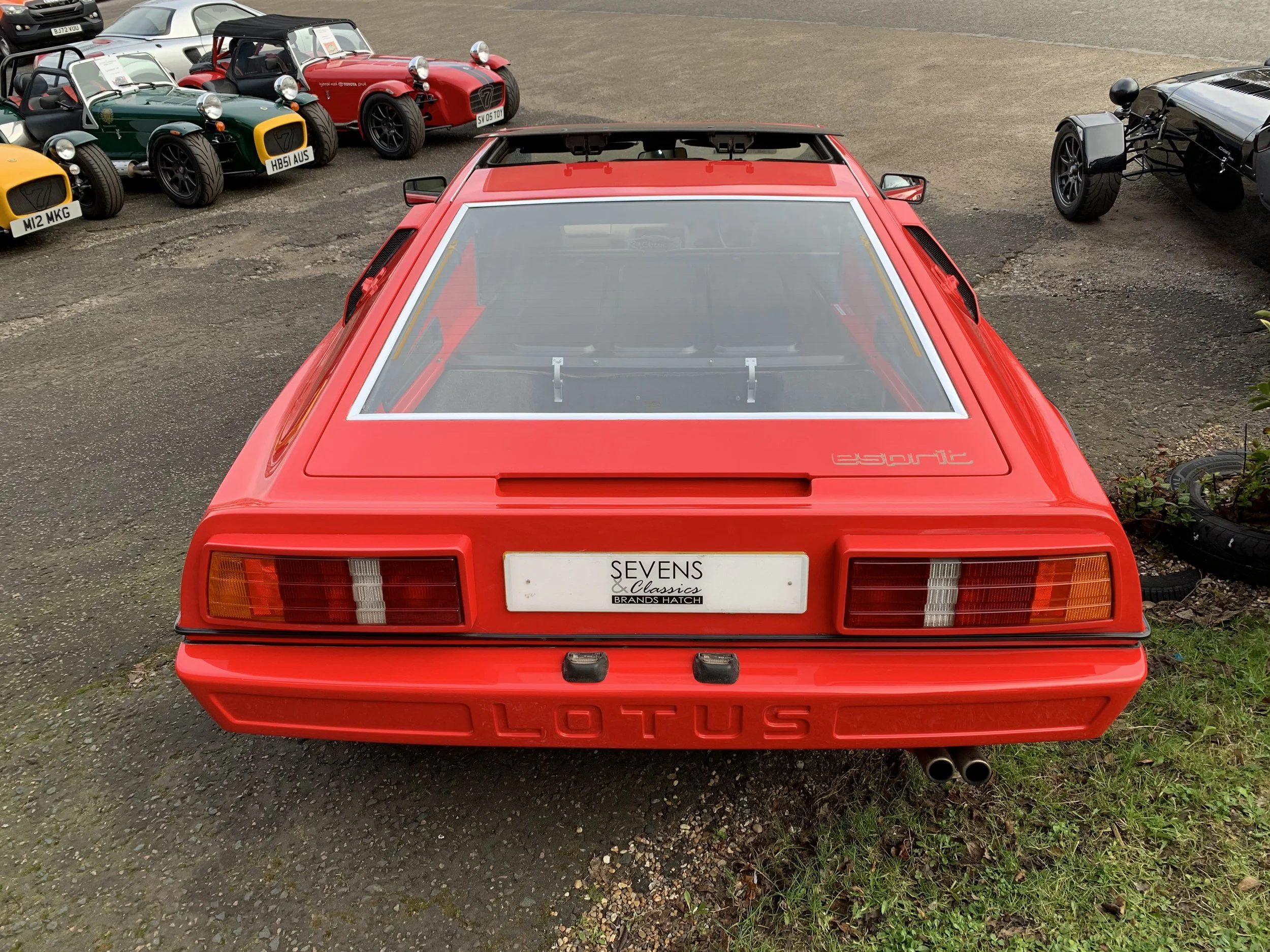 This beautiful Lotus Esprit S3 looks stunning in its gleaming Lotus Red ...