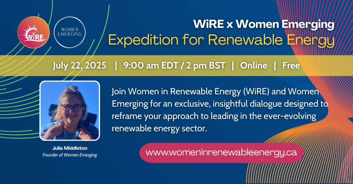 WiRE x Women Emerging - Expedition for Renewable Energy — Women in ...