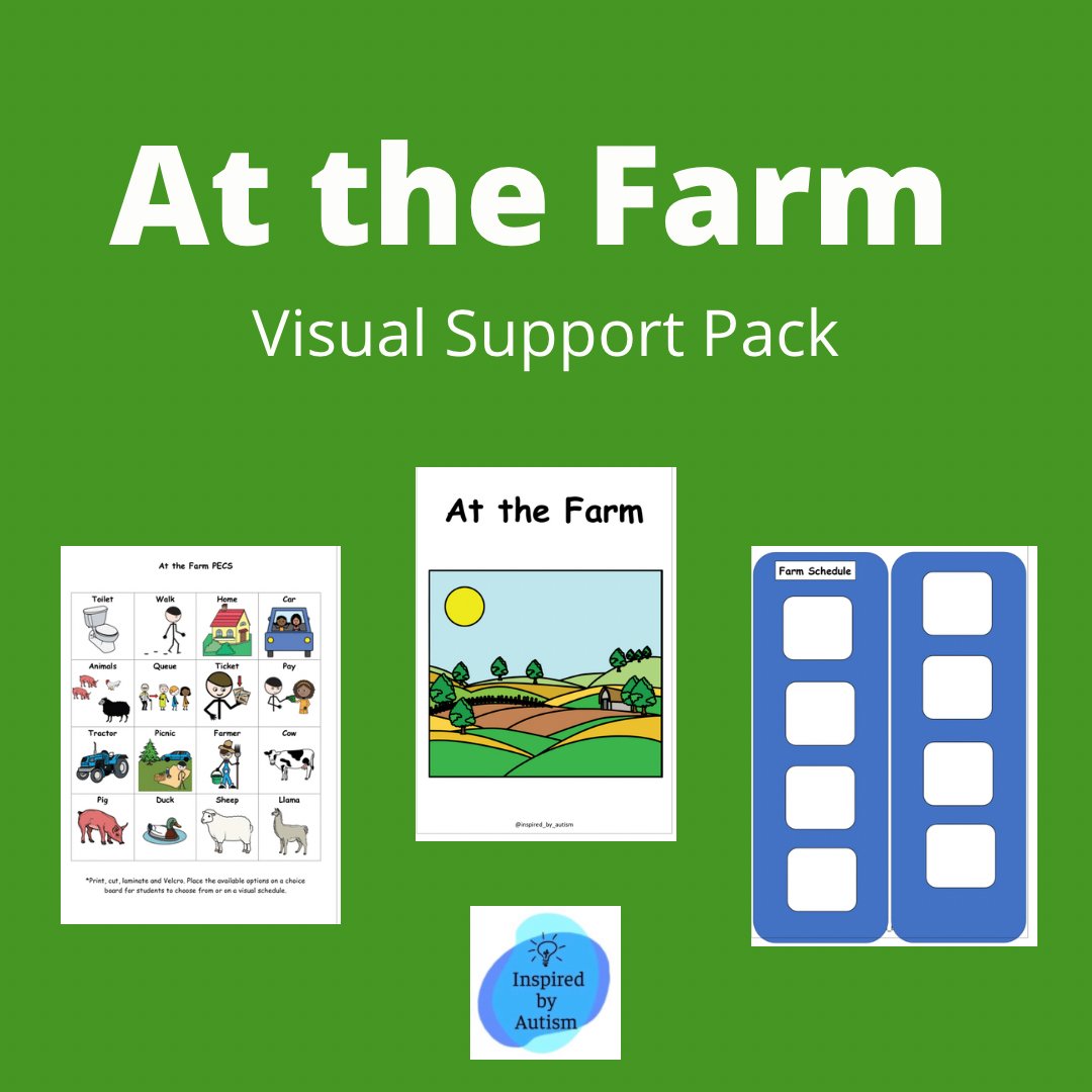 Going to the Farm - Visual Support Pack — www.inspiredbyautism.org
