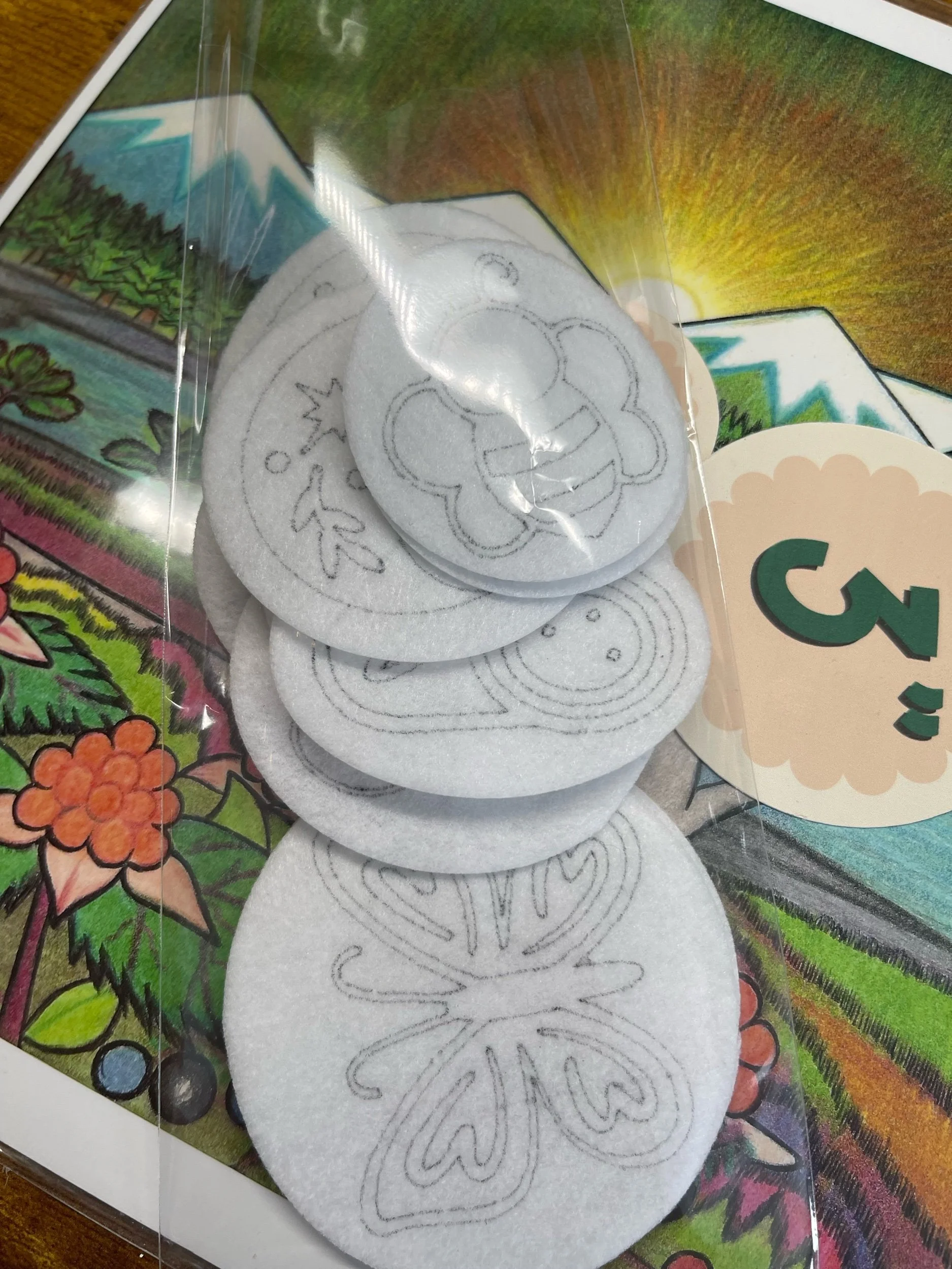 9 Across Bugle Trio Template, Beaded Earring Template, Bead Graph, PDF ...