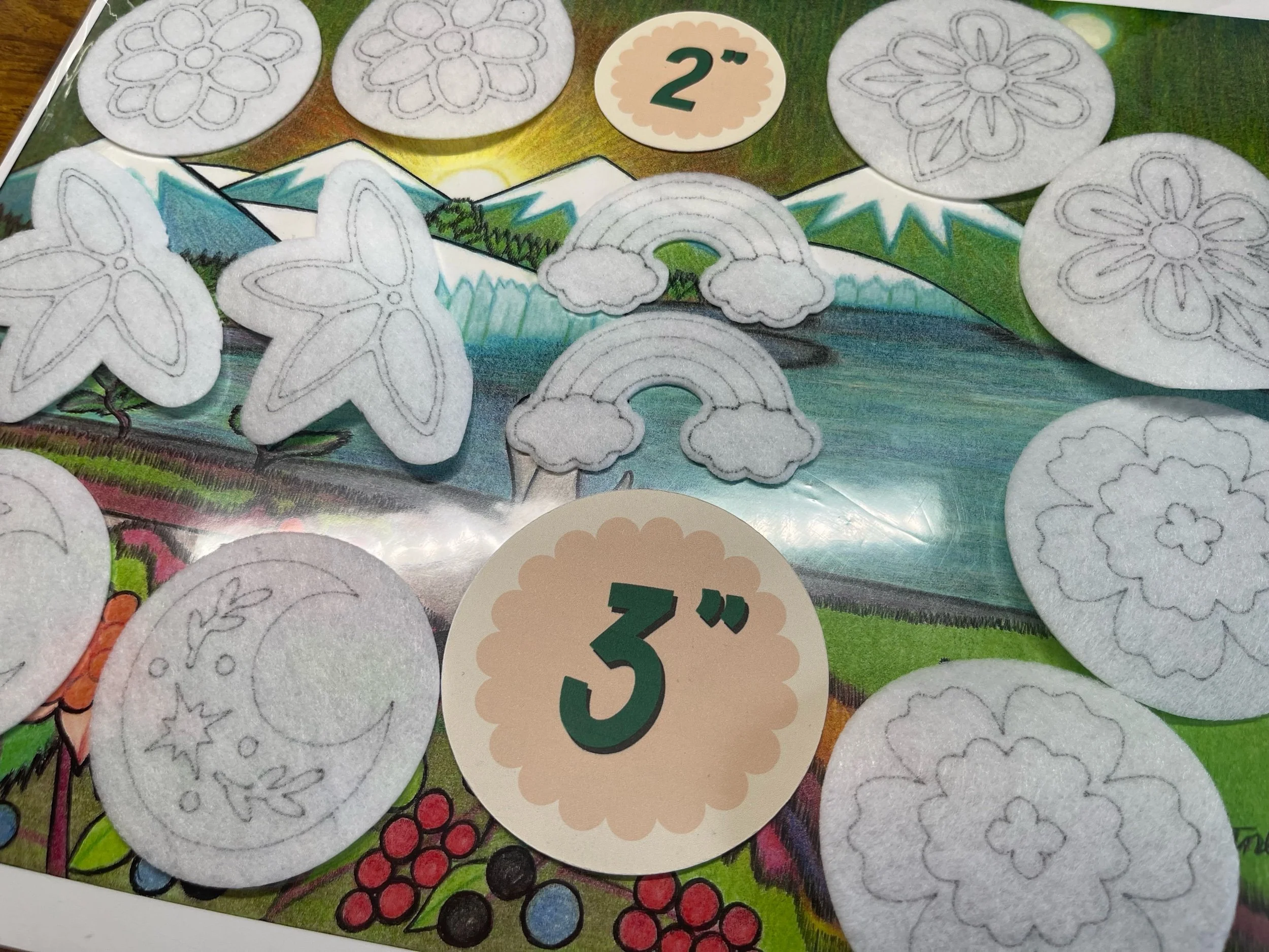 9 Across Bugle Trio Template, Beaded Earring Template, Bead Graph, PDF ...