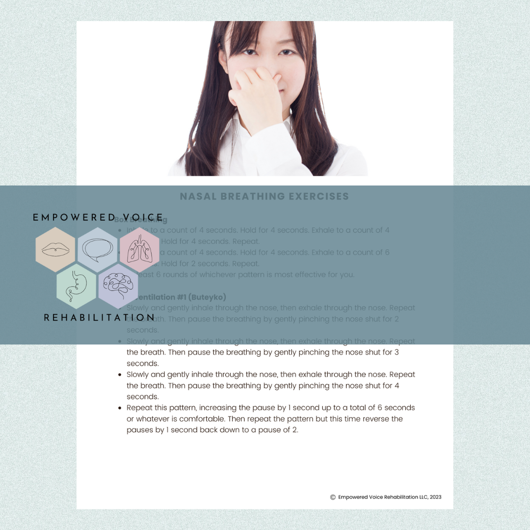 Vocal Health & Hygiene Checklist — Empowered Voice Rehabilitation