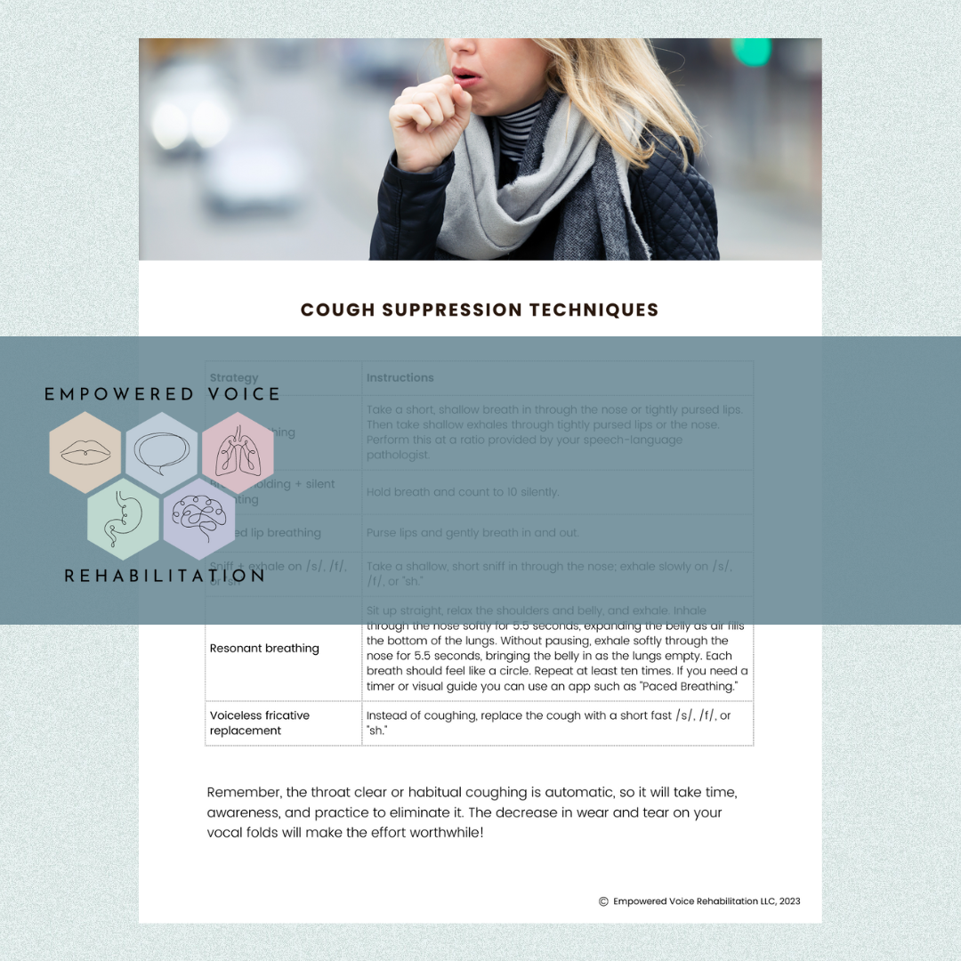 Vocal Health & Hygiene Handout — Empowered Voice Rehabilitation