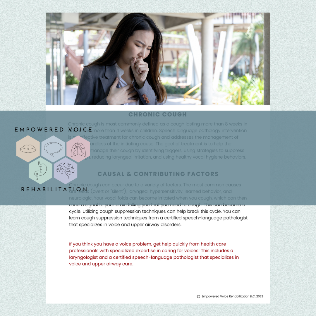 Vocal Health & Hygiene Handout — Empowered Voice Rehabilitation
