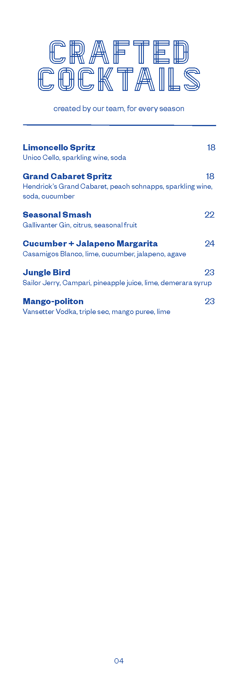 See Our Menu — Hightail Bar & Grill | Happy Hour, Event Space on ...