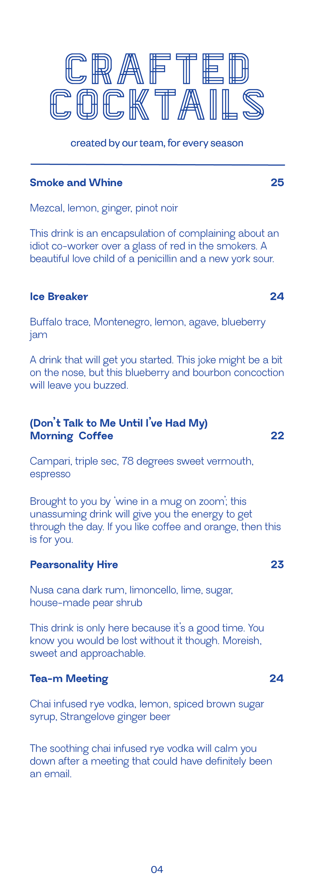 See Our Menu — Hightail Bar & Grill | Happy Hour, Event Space on ...