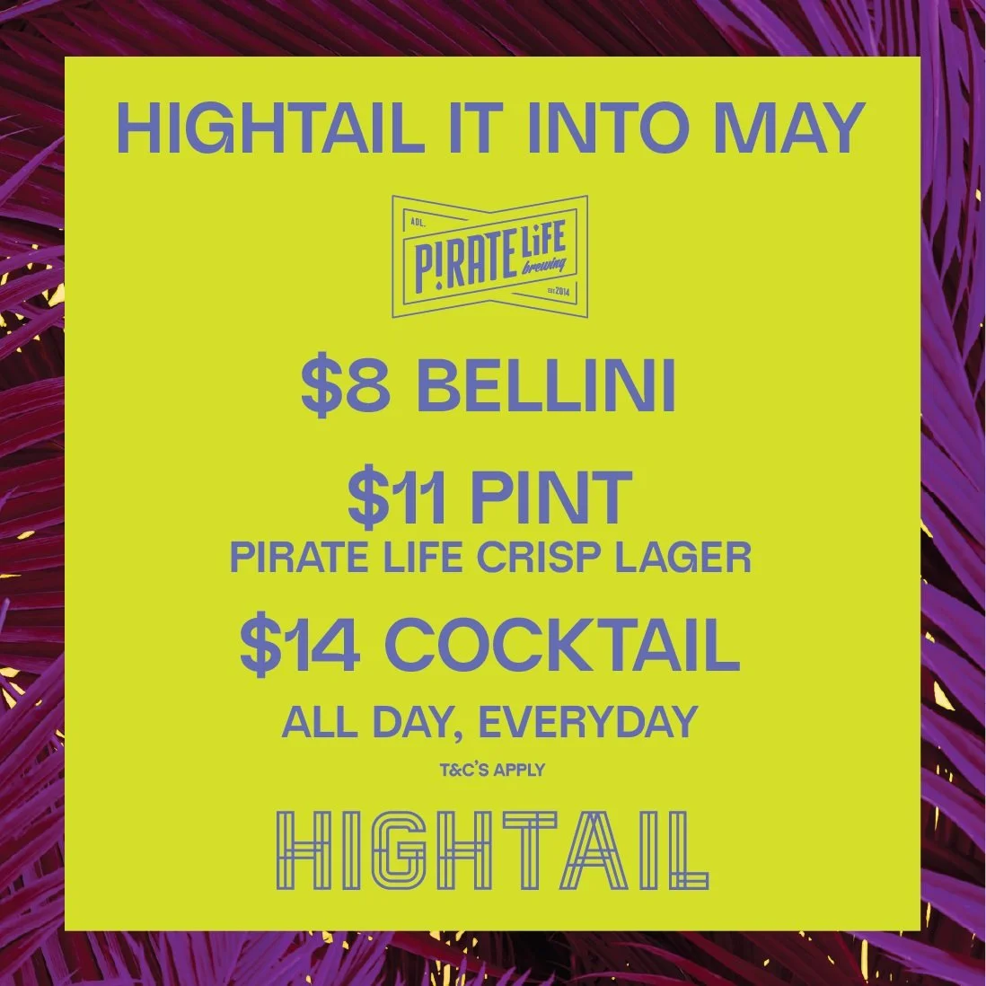 Hightail Bar & Grill | Happy Hour, Event Space on Collins Street, Docklands