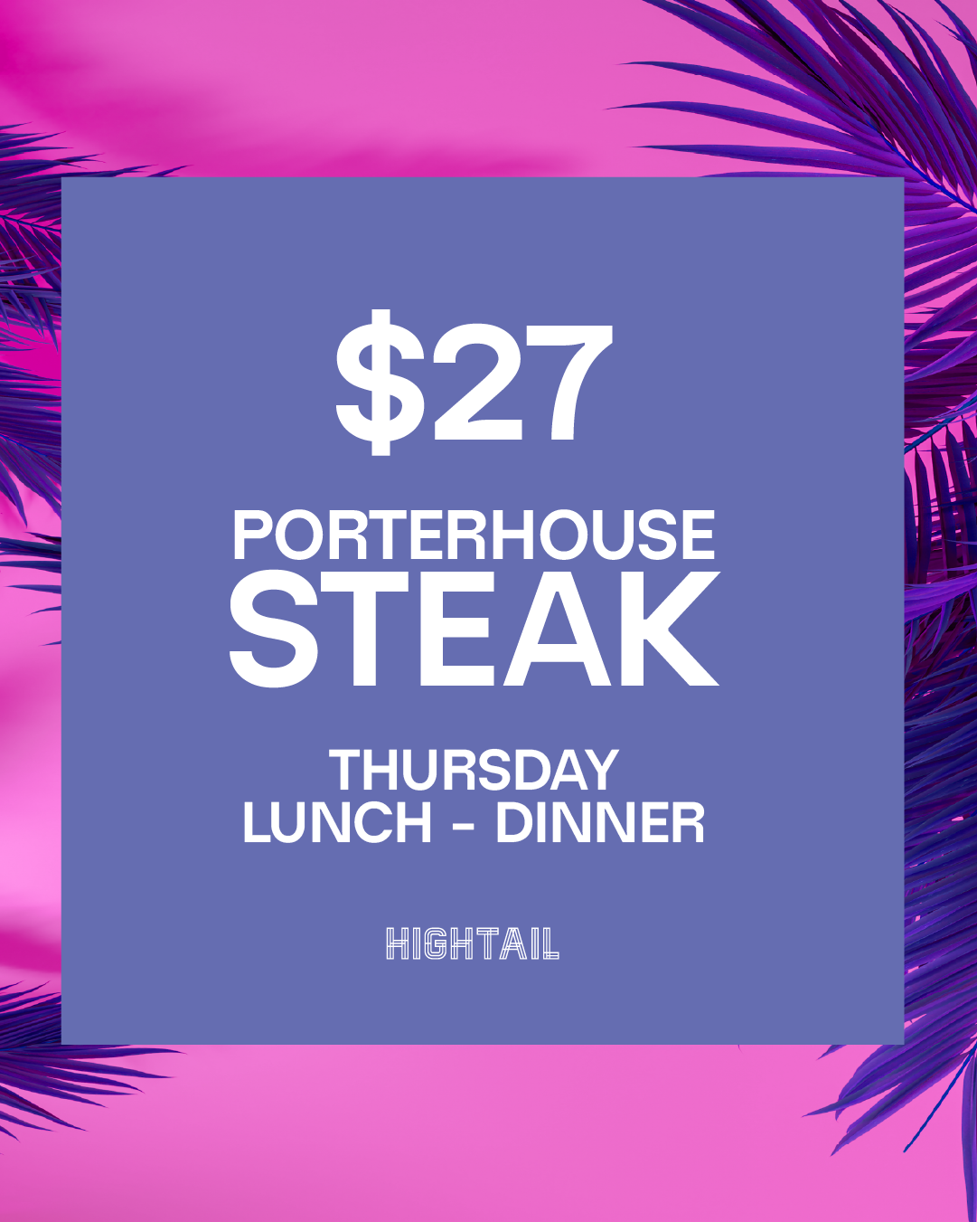 Hightail Bar & Grill | Happy Hour, Event Space on Collins Street, Docklands