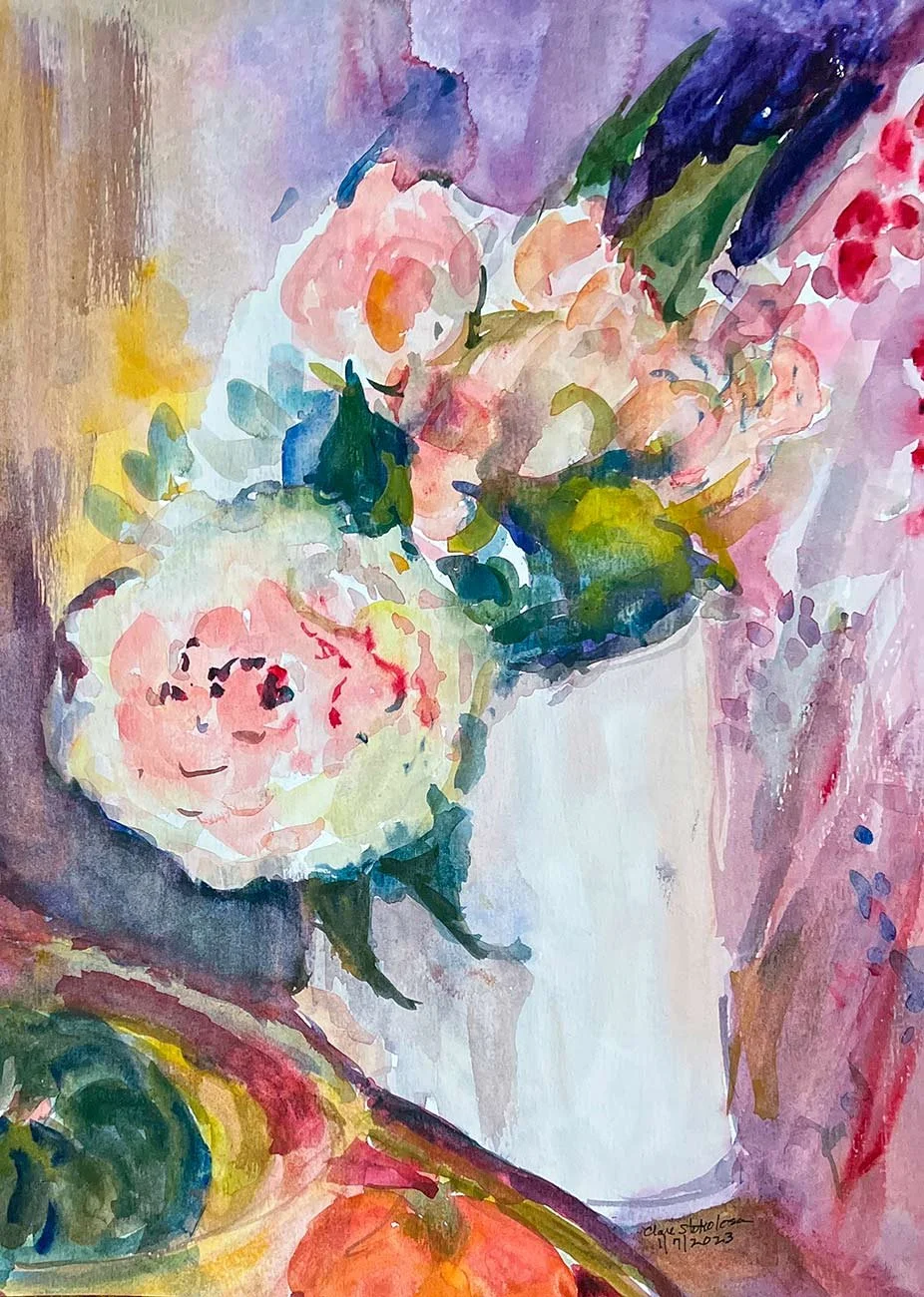 Pretty In Pink Lilies — Clare Stokolosa