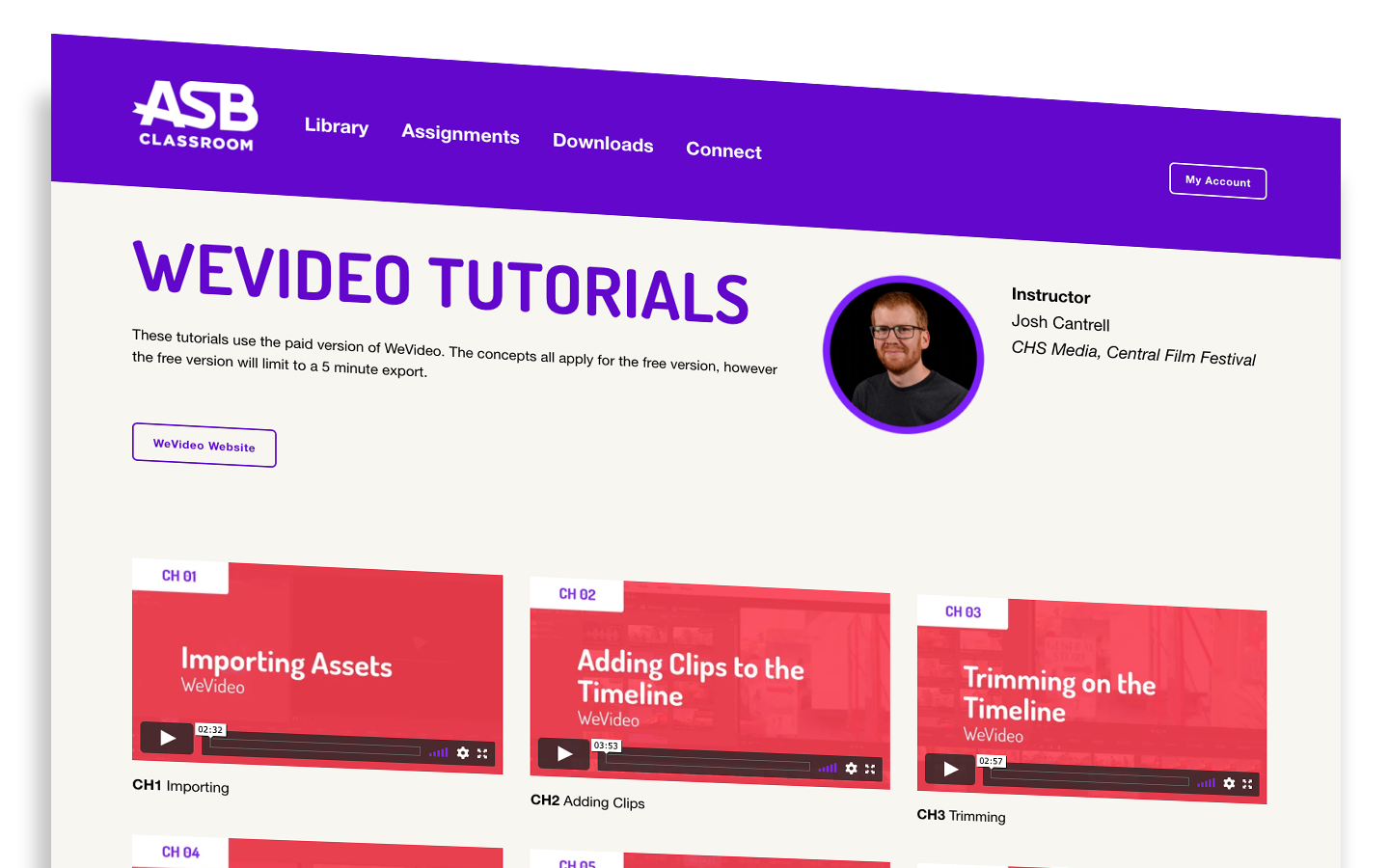 ASB Classroom — ASB | Curriculum and Professional Development for Video ...