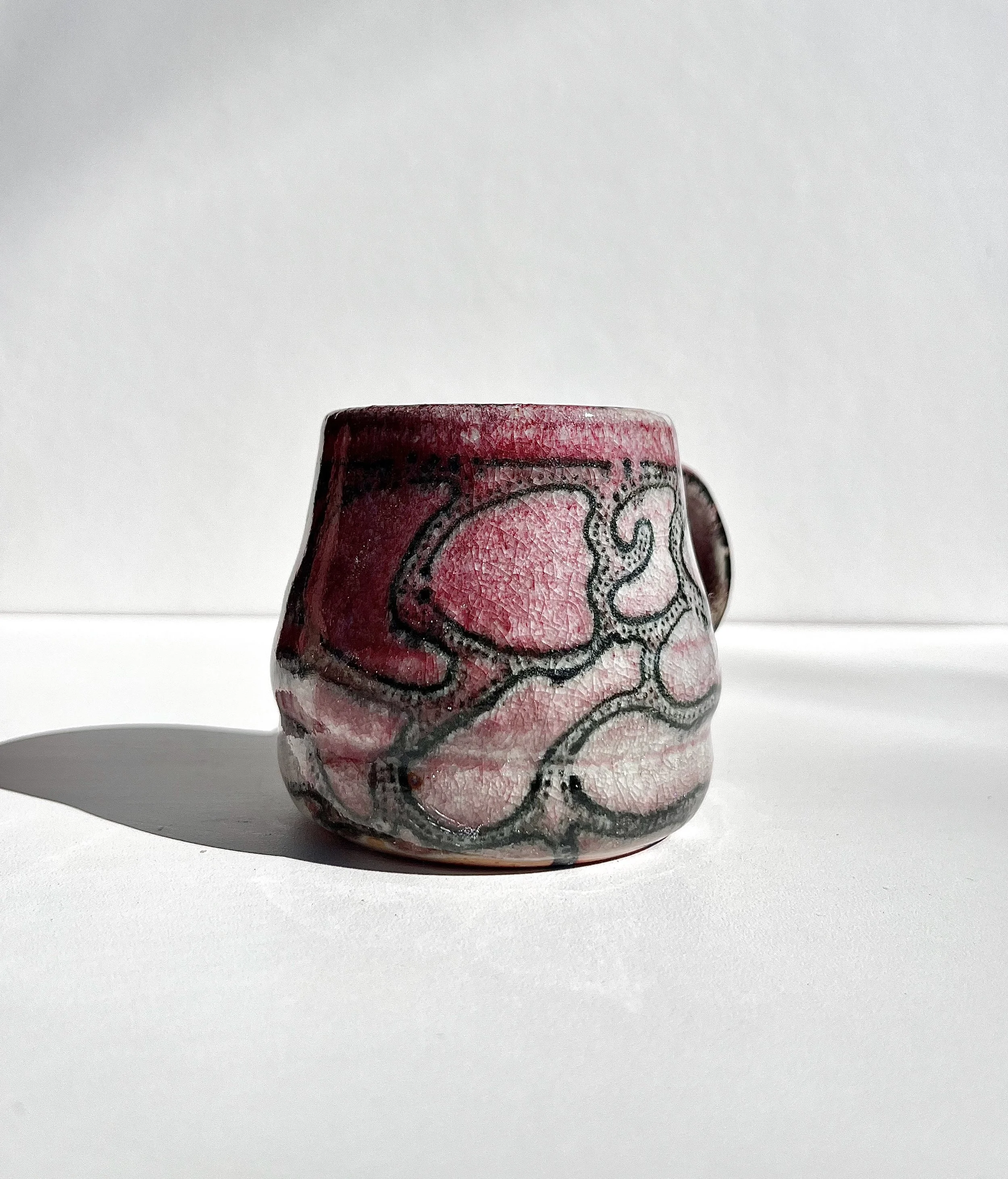 Sunshine Doodle mug, 6-8 oz — Norma Jane Ceramics