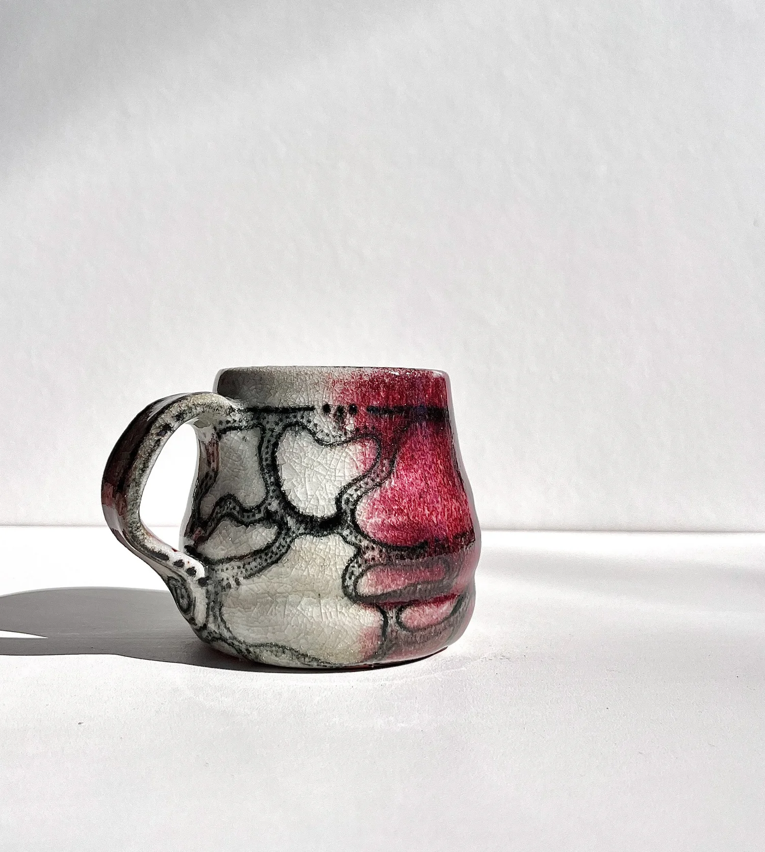 Sunshine Doodle mug, 6-8 oz — Norma Jane Ceramics