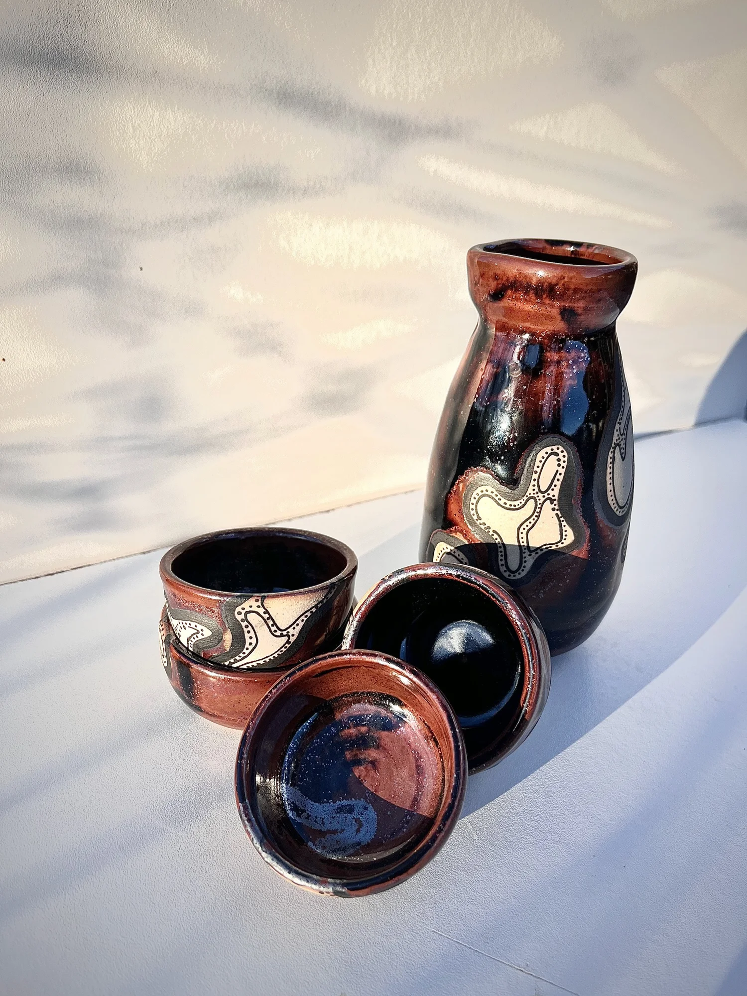 Sunshine Doodle mug, 6-8 oz — Norma Jane Ceramics