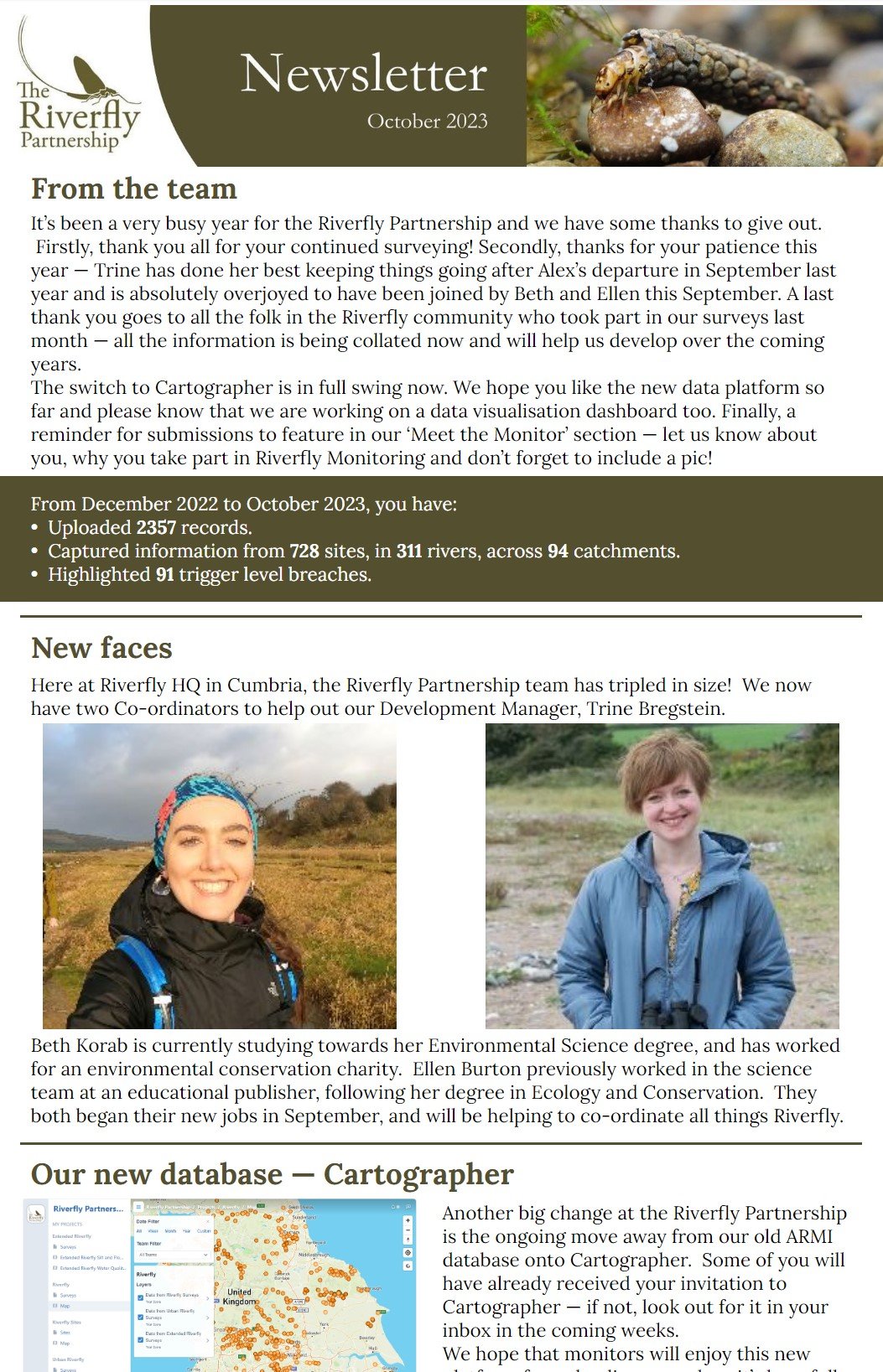 Newsletters — The Riverfly Partnership