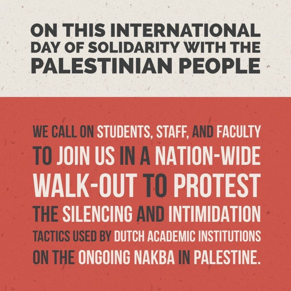 Actions — Dutch Scholars for Palestine