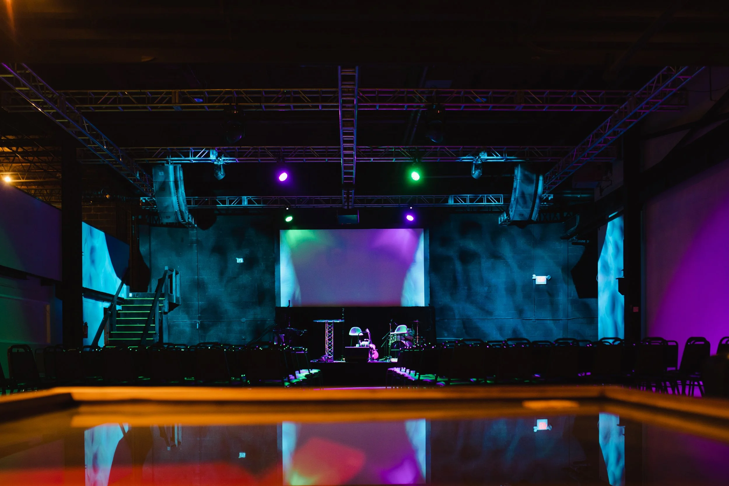 Impact-focused space with studios for recording, photography, video ...