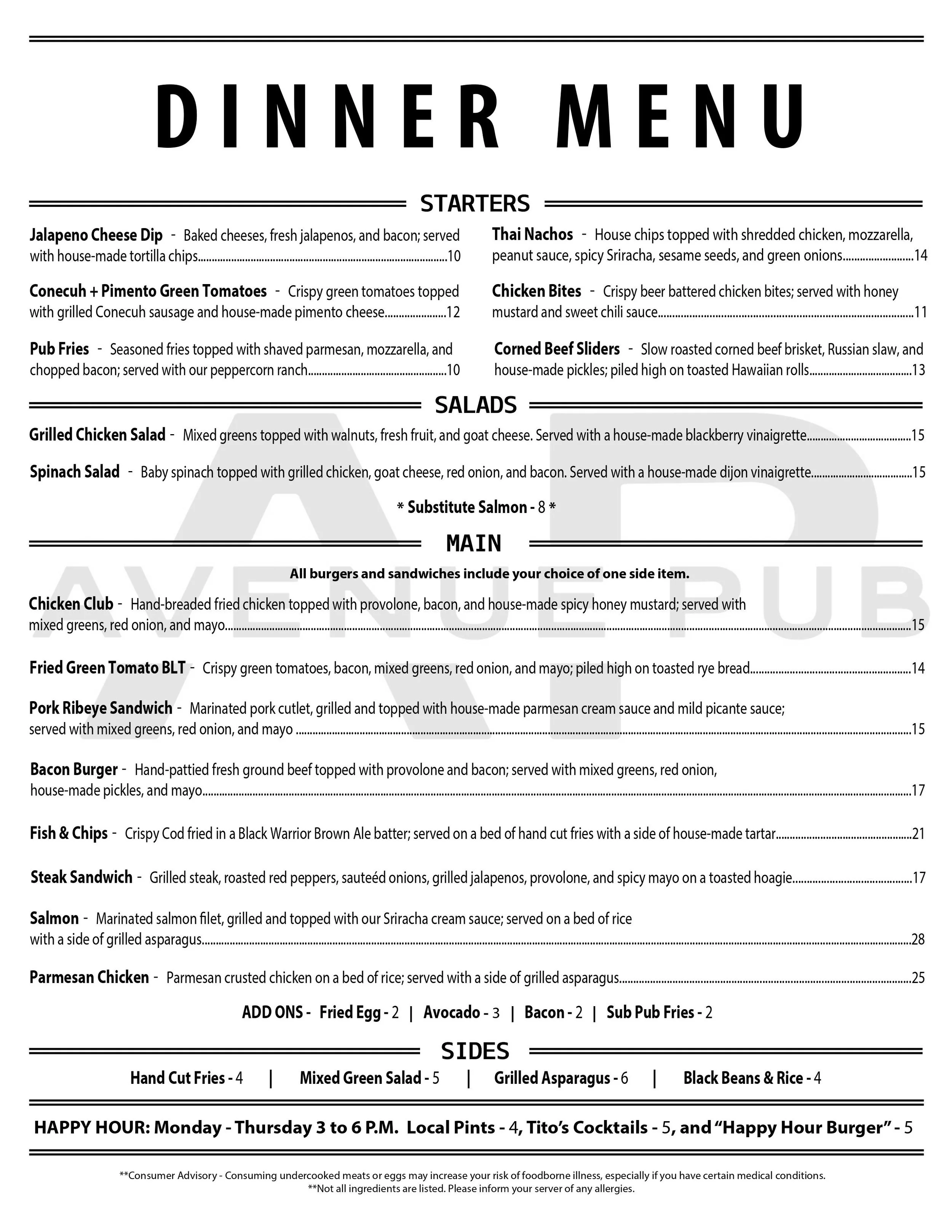 Tuscaloosa — AVENUE PUB